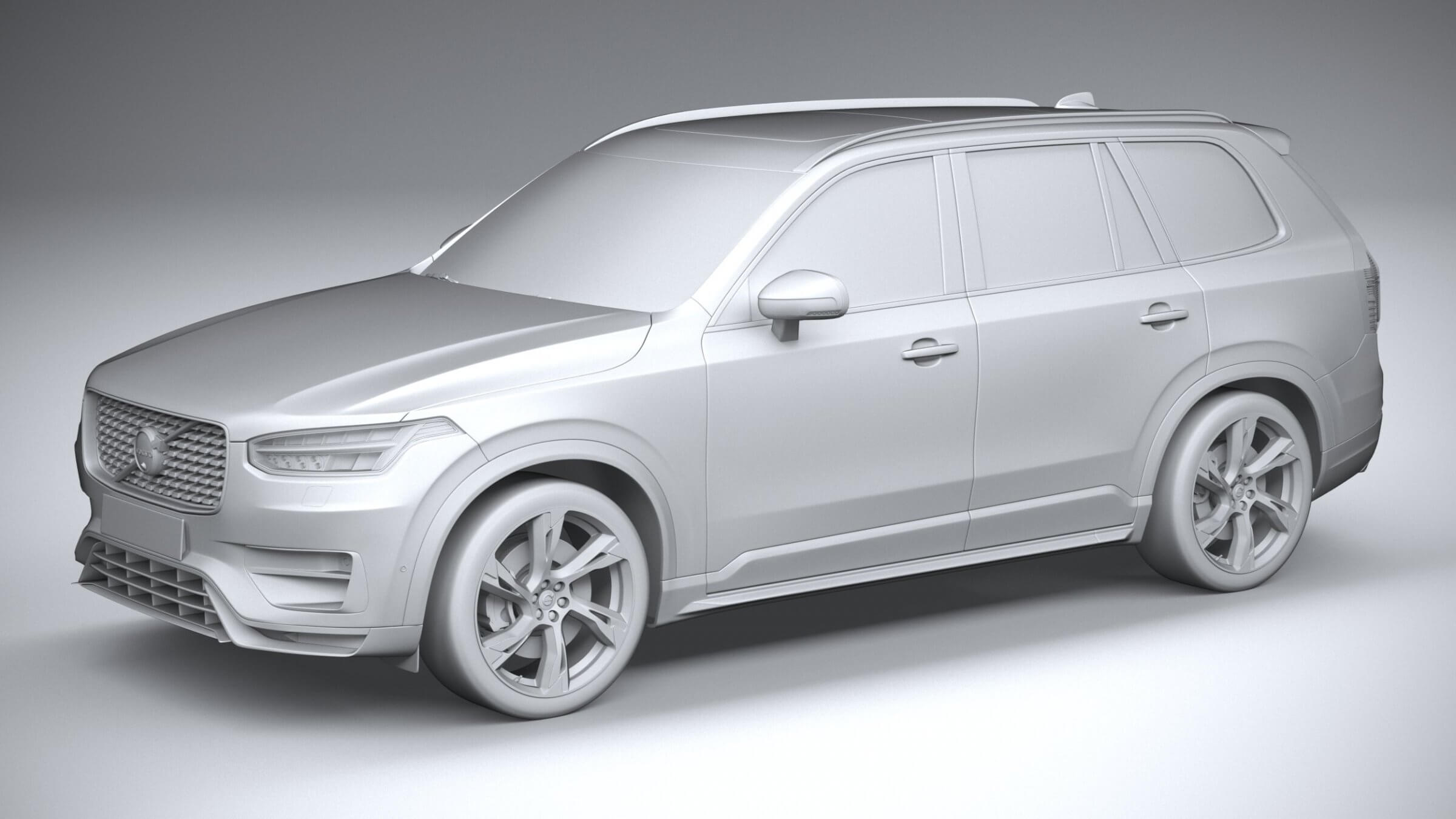 Volvo XC90 R-Design 2020 3D Model by SQUIR