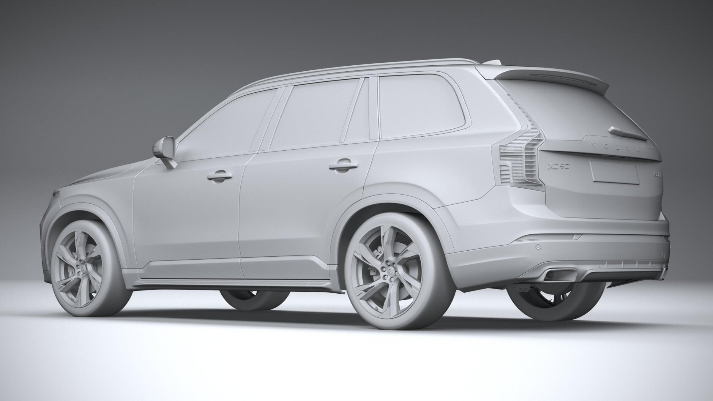 Volvo XC90 R-Design 2020 3D Model by SQUIR