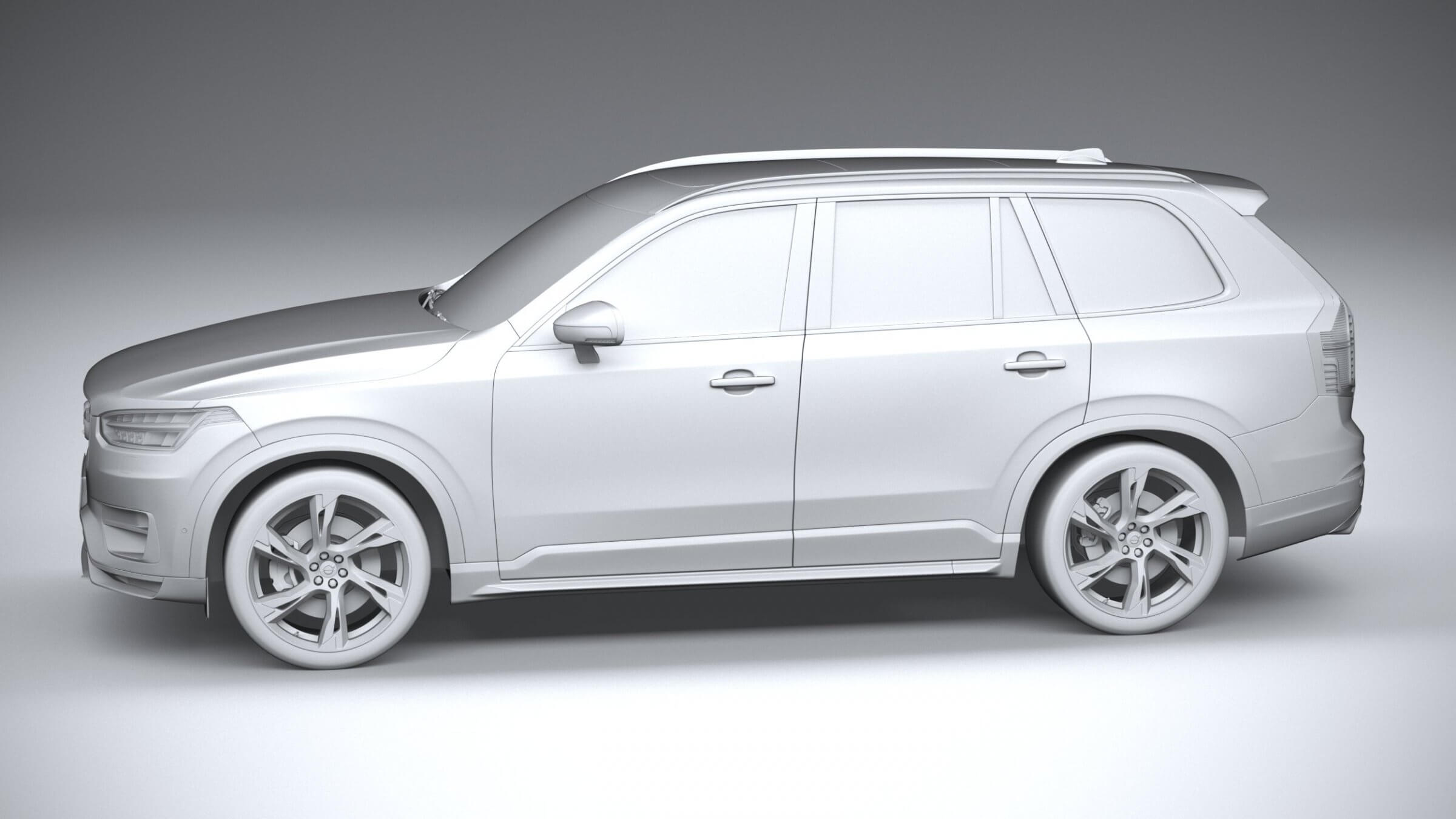 Volvo XC90 R-Design 2020 3D Model by SQUIR