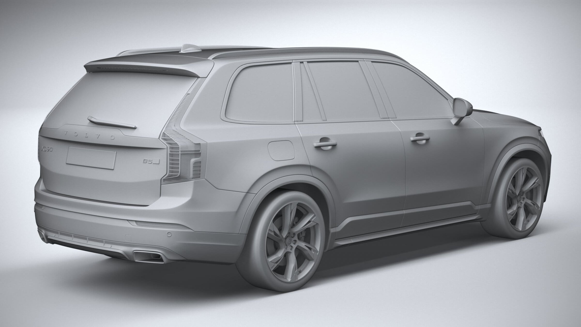 Volvo XC90 R-Design 2020 3D Model by SQUIR