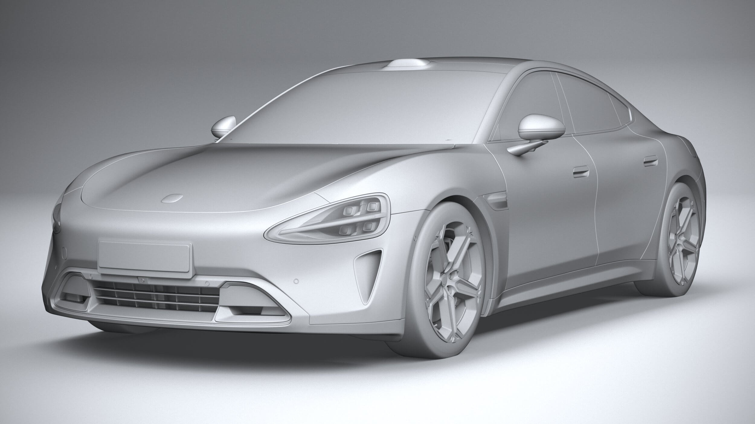 Xiaomi SU7 2025 - 3D Model by SQUIR