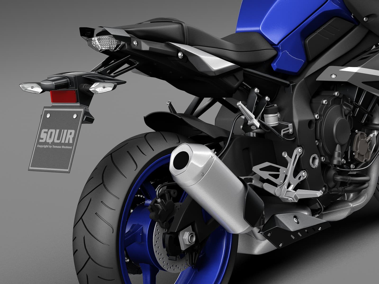 Yamaha MT-10 2016 3D Model by SQUIR