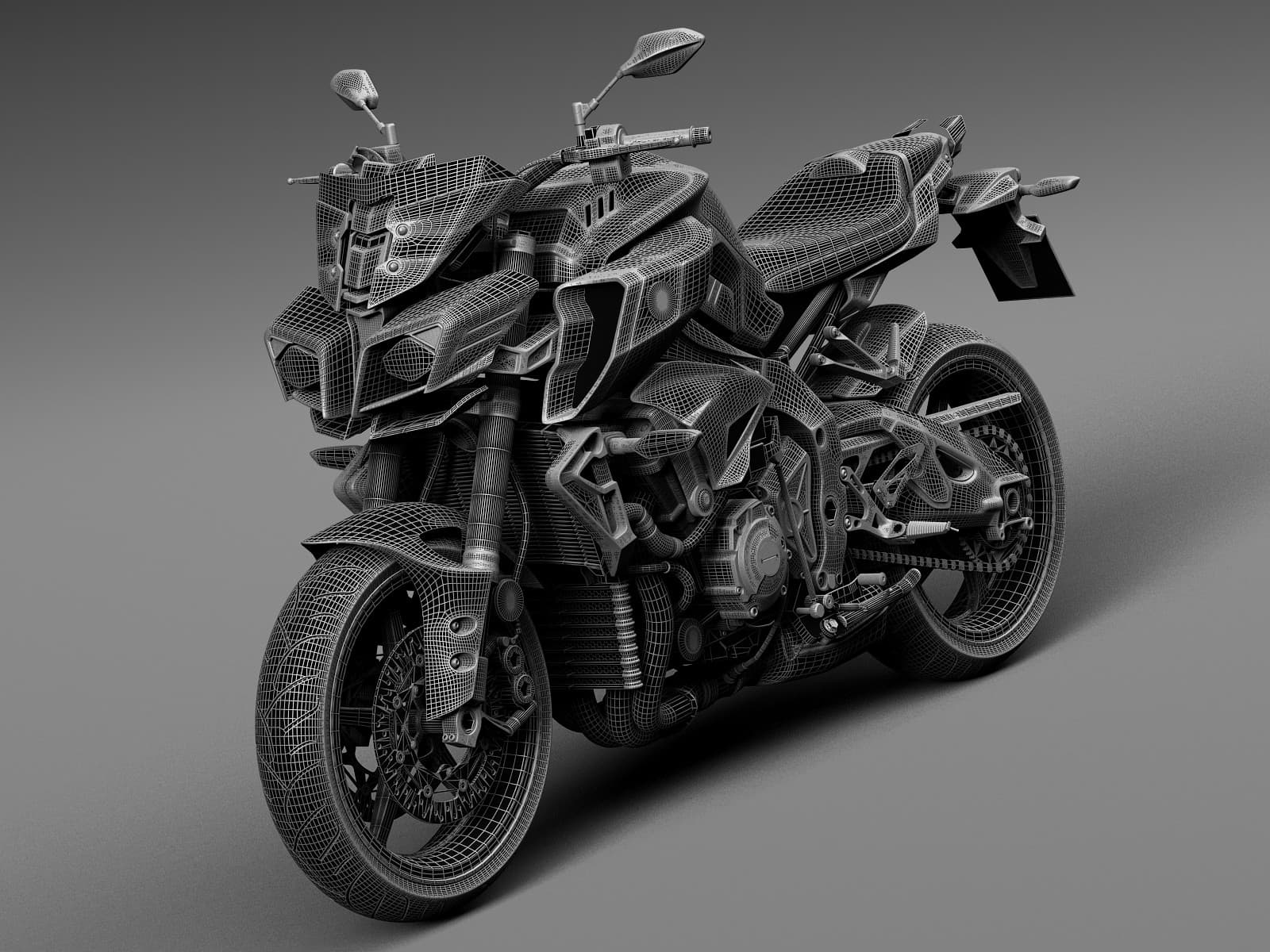 Yamaha MT-10 2016 3D Model by SQUIR