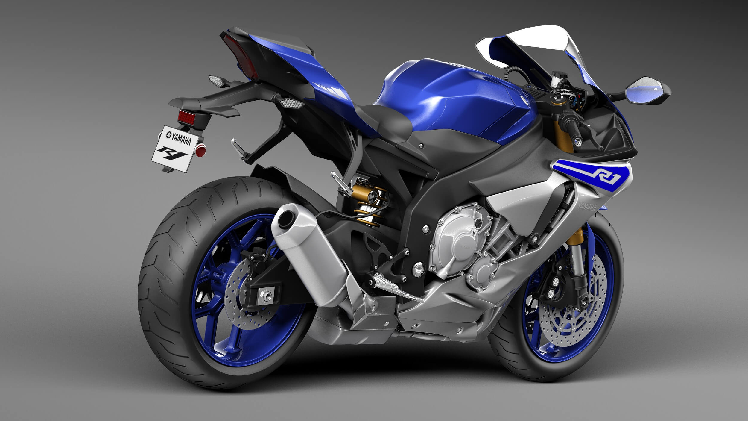 Yamaha R1 2015 - 3D Model by SQUIR