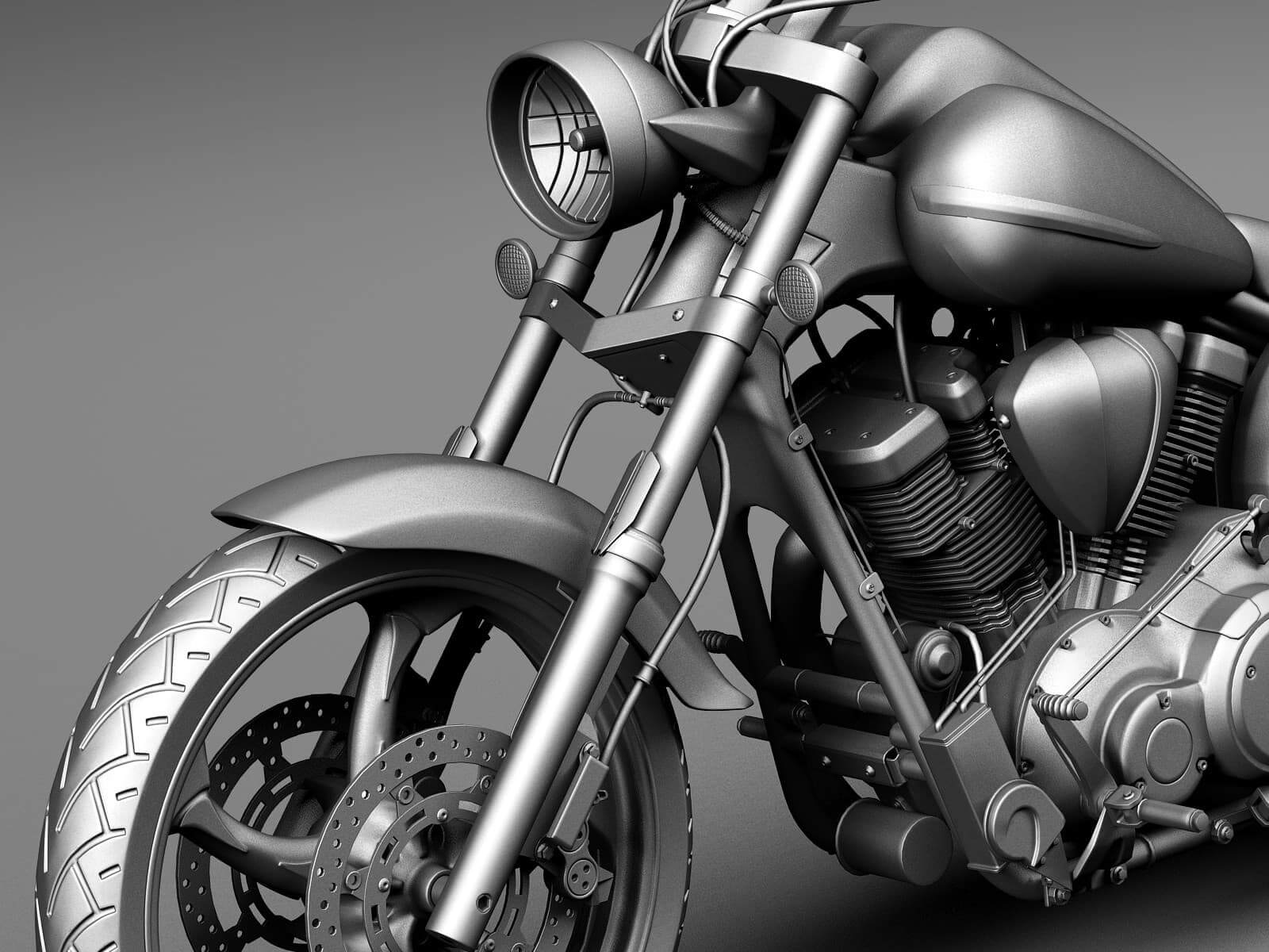 Yamaha Raider S 2015 - 3D Model by SQUIR