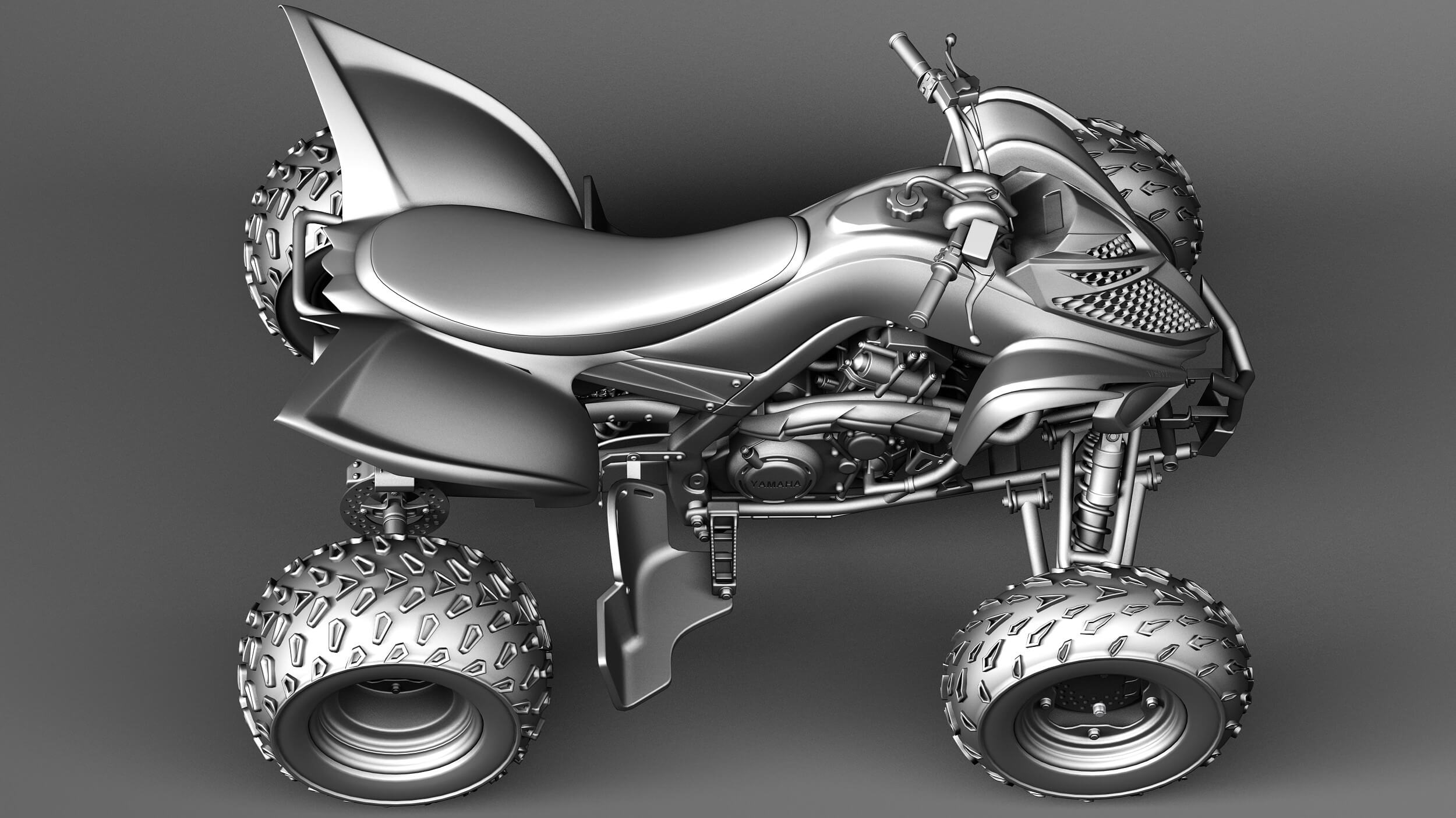 Yamaha Raptor 700s 2014 - 3D Model by SQUIR