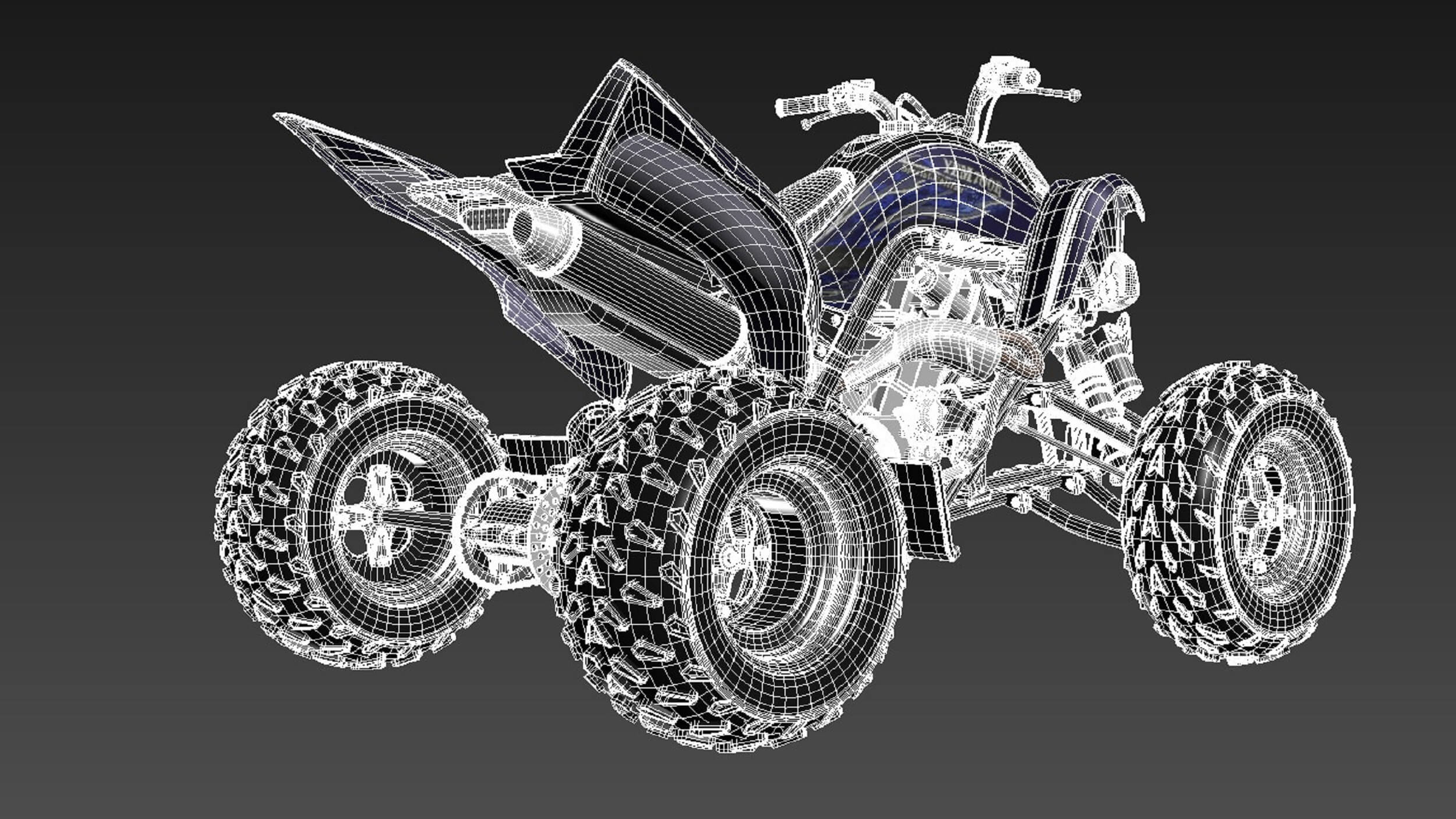 Yamaha Raptor 700s 2014 - 3D Model by SQUIR