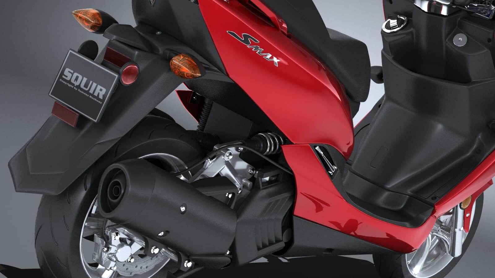 Yamaha SMAX Scooter 2017 - 3D Model by SQUIR