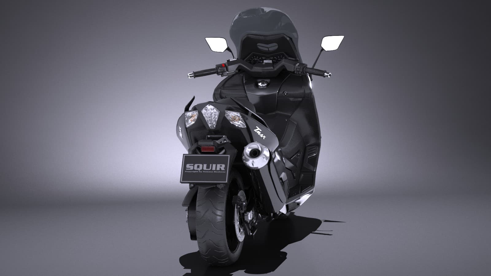 Yamaha TMAX 2017 - 3D Model by SQUIR