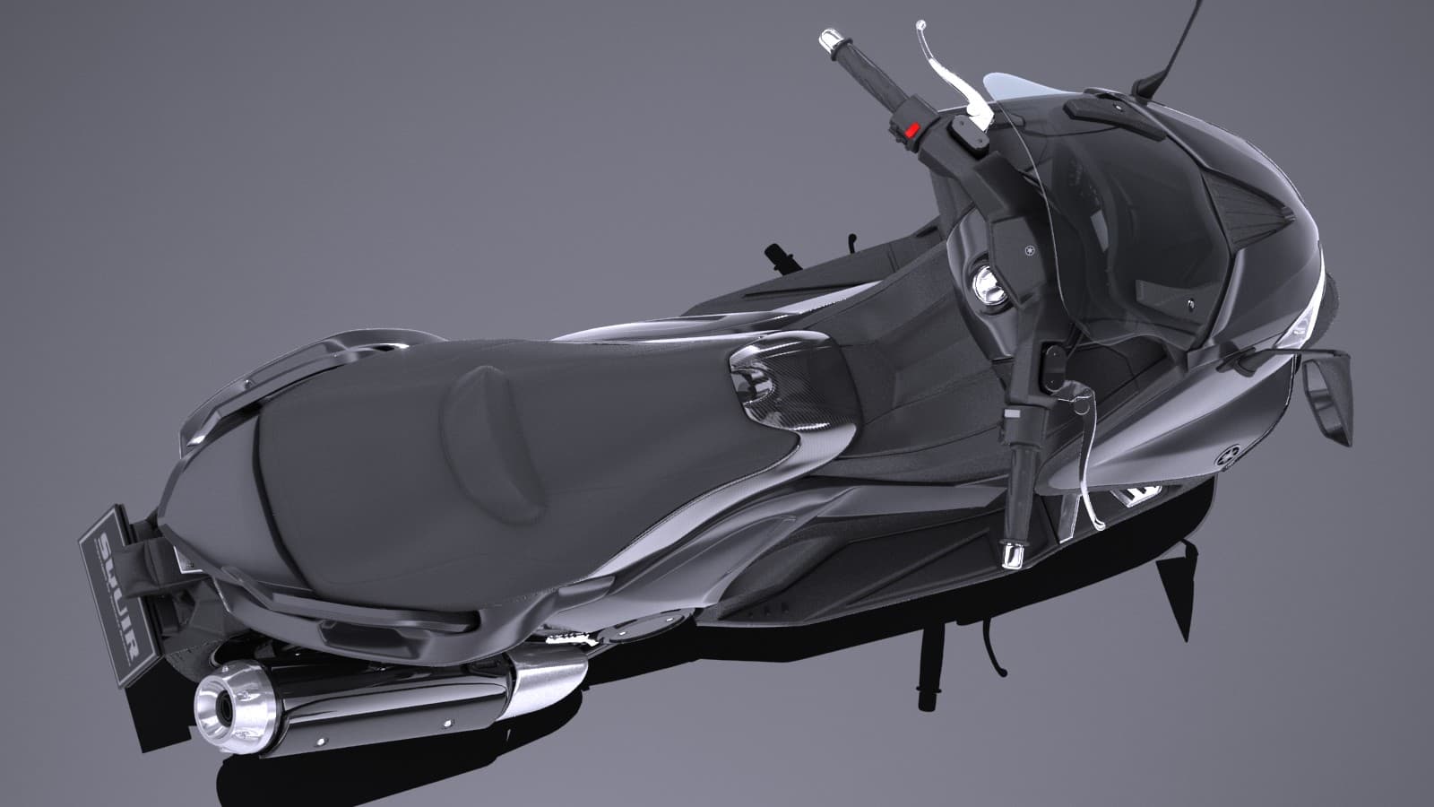Yamaha TMAX 2017 - 3D Model by SQUIR