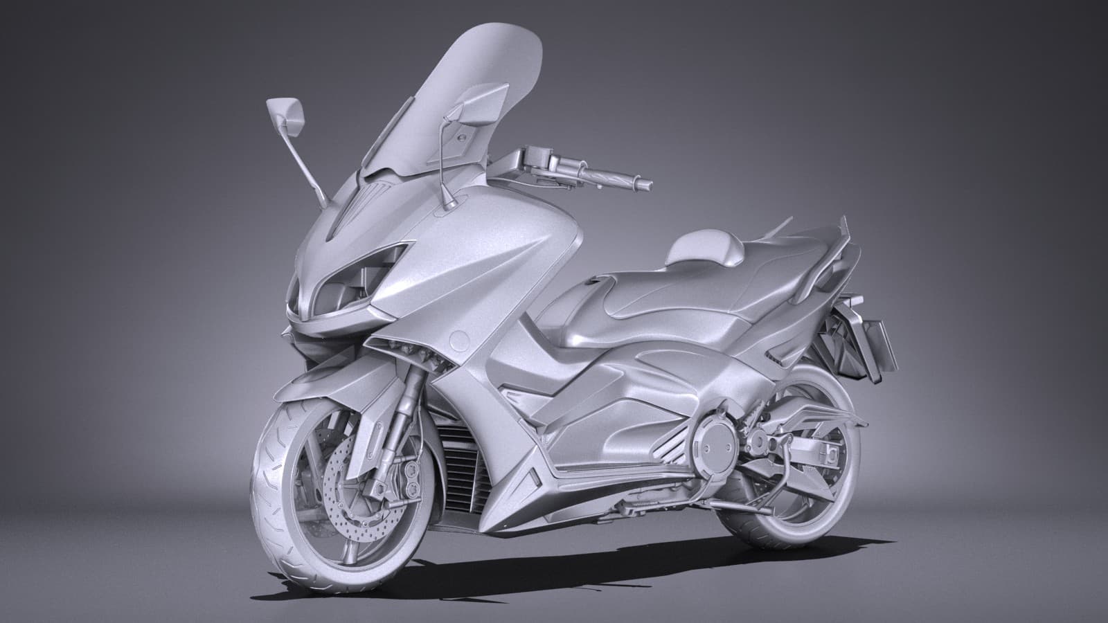 Yamaha TMAX 2017 - 3D Model by SQUIR