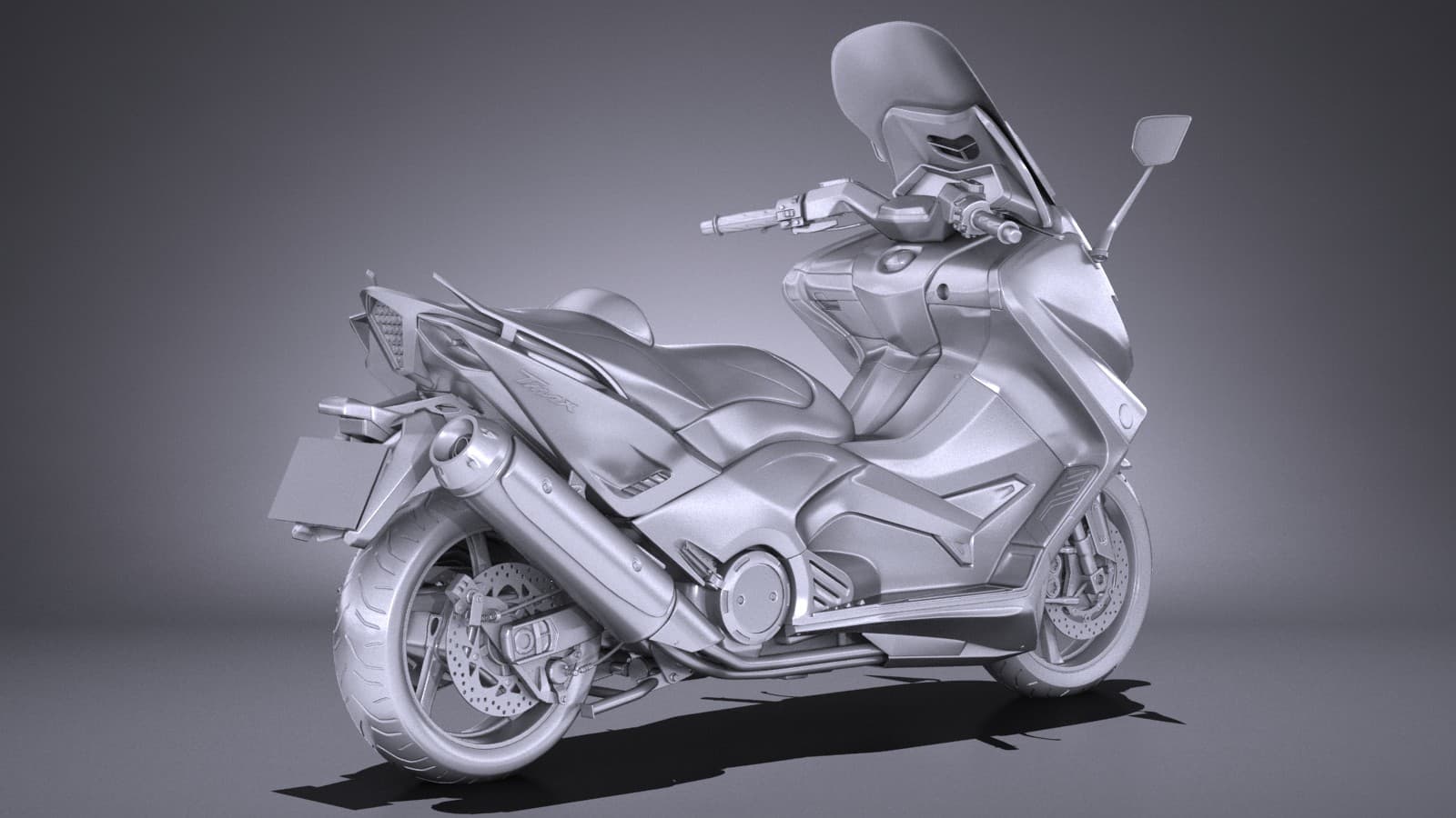 Yamaha TMAX 2017 - 3D Model by SQUIR