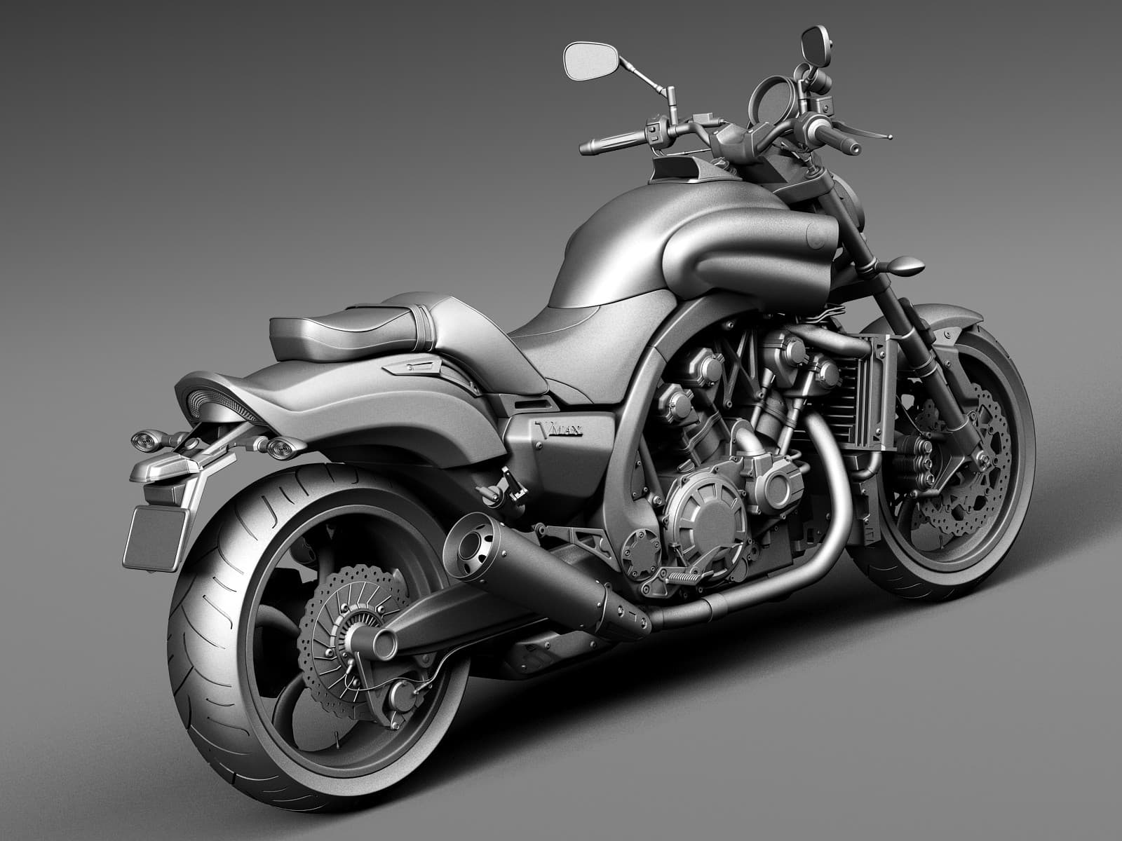 Yamaha VMax 2015 - 3D Model by SQUIR
