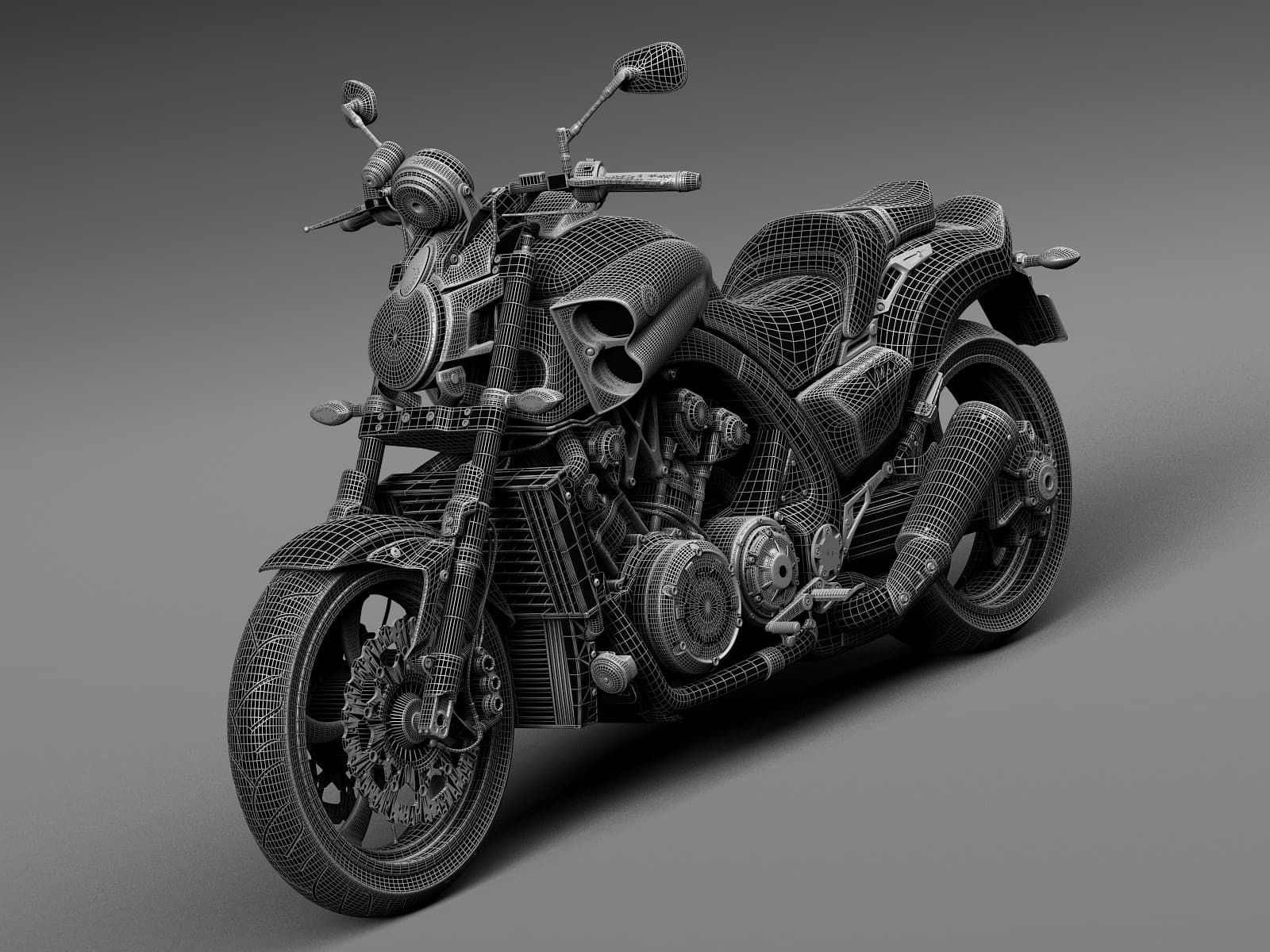 Yamaha VMax 2015 - 3D Model by SQUIR