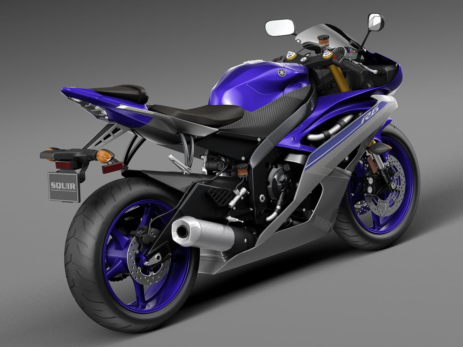 Yamaha YFZ R6 2015 - 3D Model by SQUIR