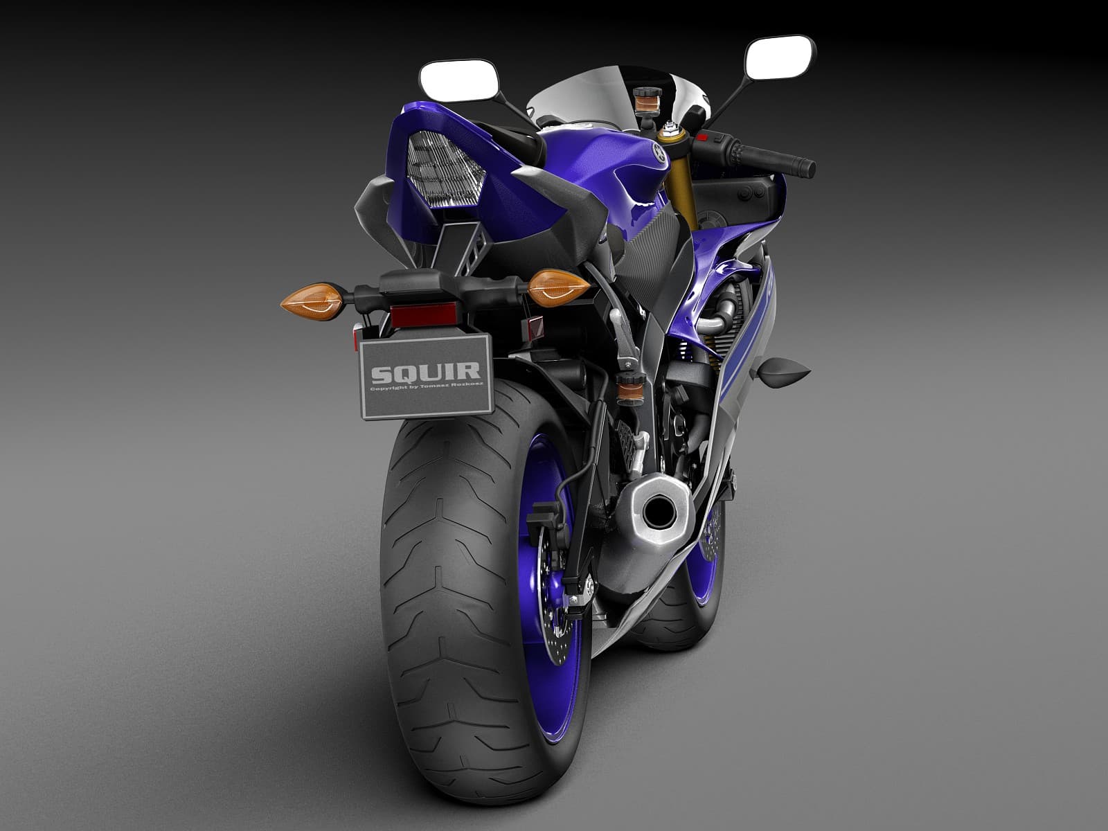 Yamaha YFZ R6 2015 - 3D Model by SQUIR