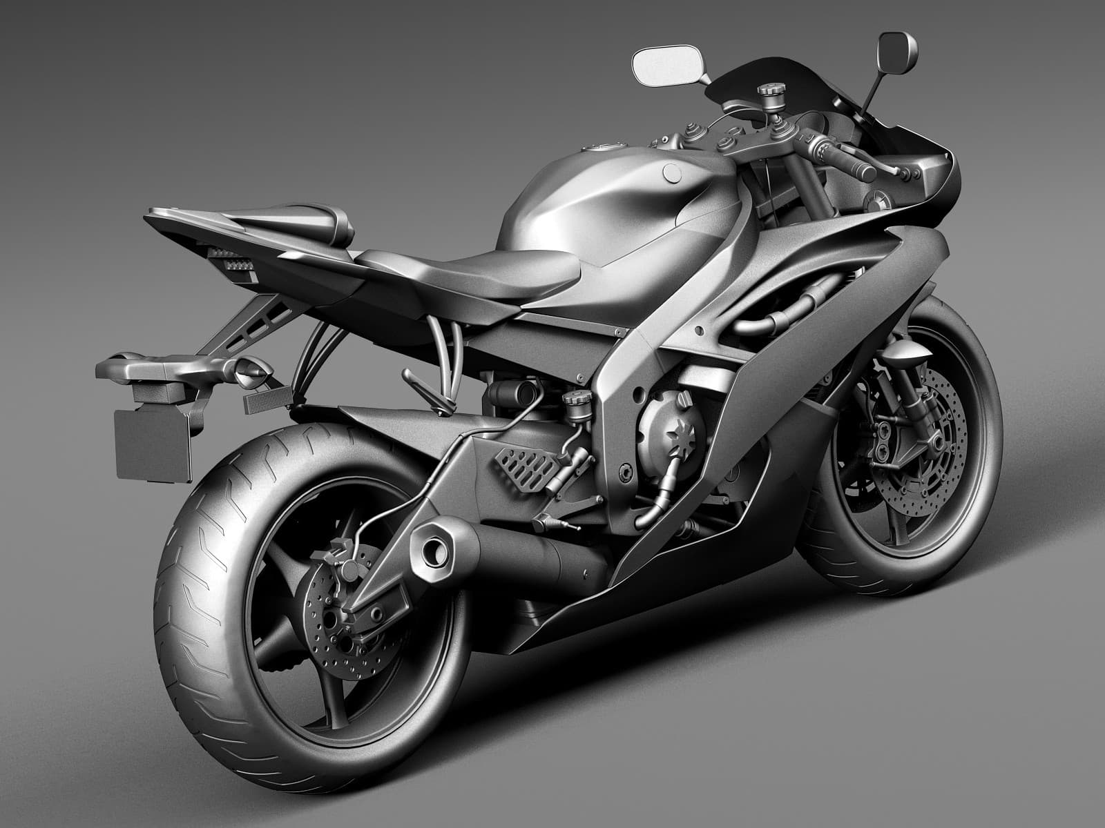 Yamaha YFZ R6 2015 - 3D Model by SQUIR