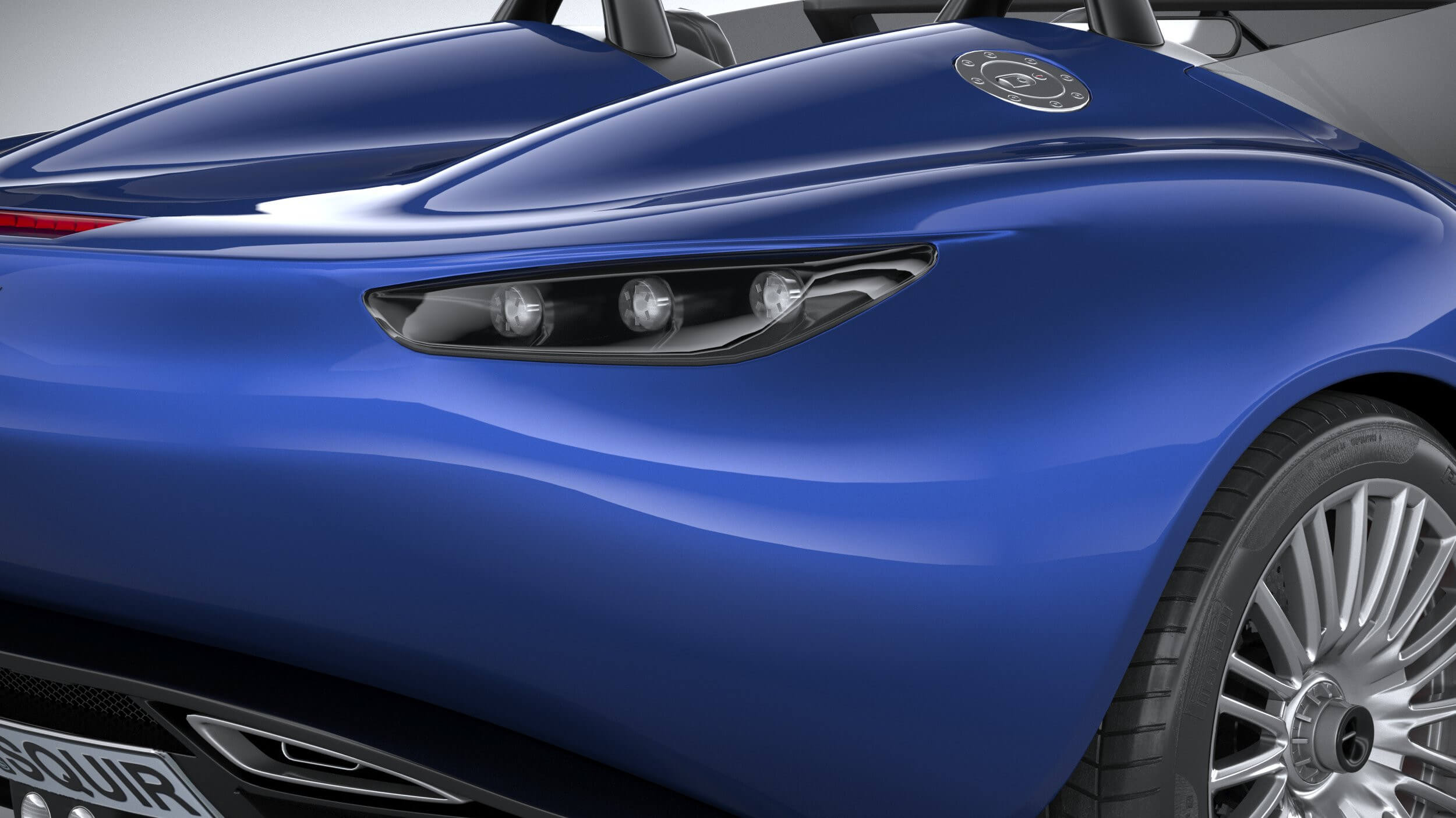 Zagato Mostro Barchetta 2022 - 3D Model by SQUIR