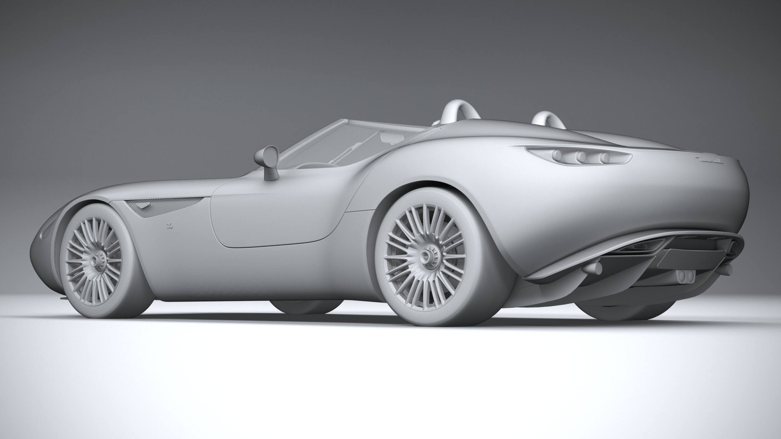 Zagato Mostro Barchetta 2022 - 3D Model by SQUIR