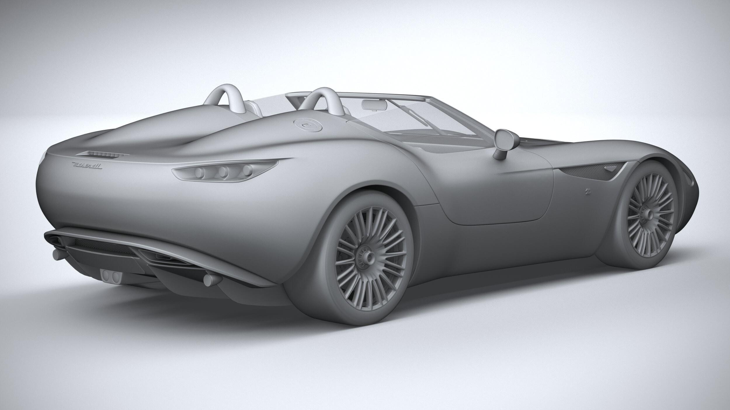 Zagato Mostro Barchetta 2022 - 3D Model by SQUIR