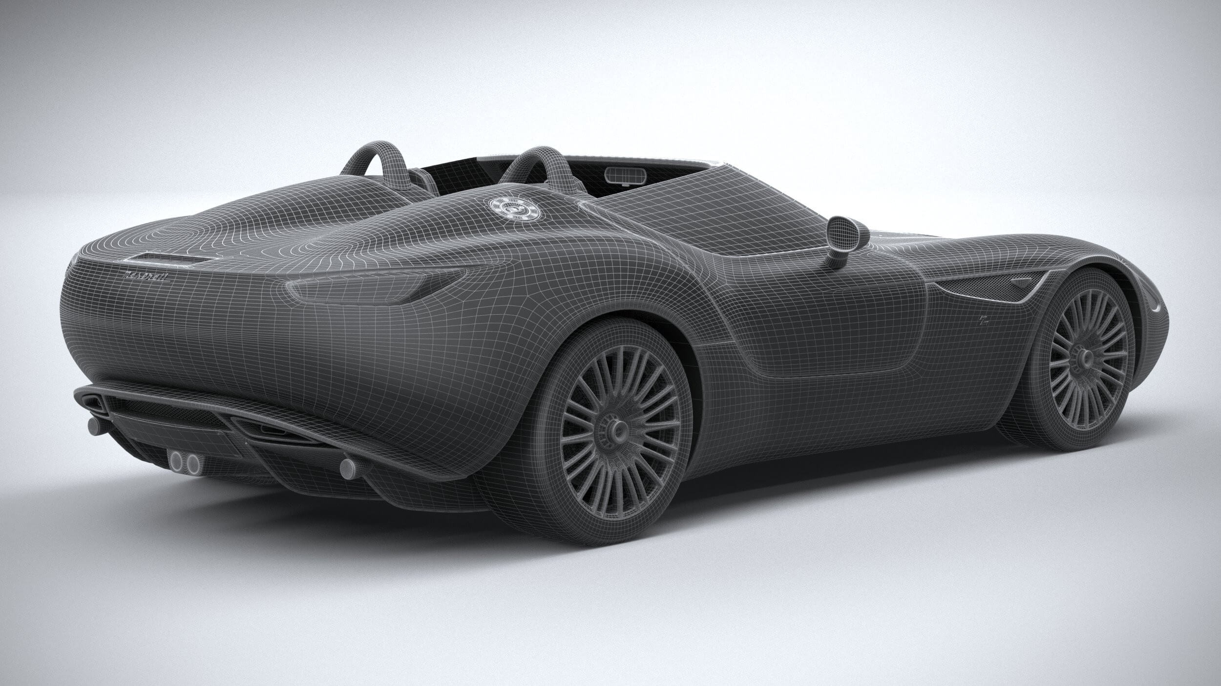 Zagato Mostro Barchetta 2022 - 3D Model by SQUIR