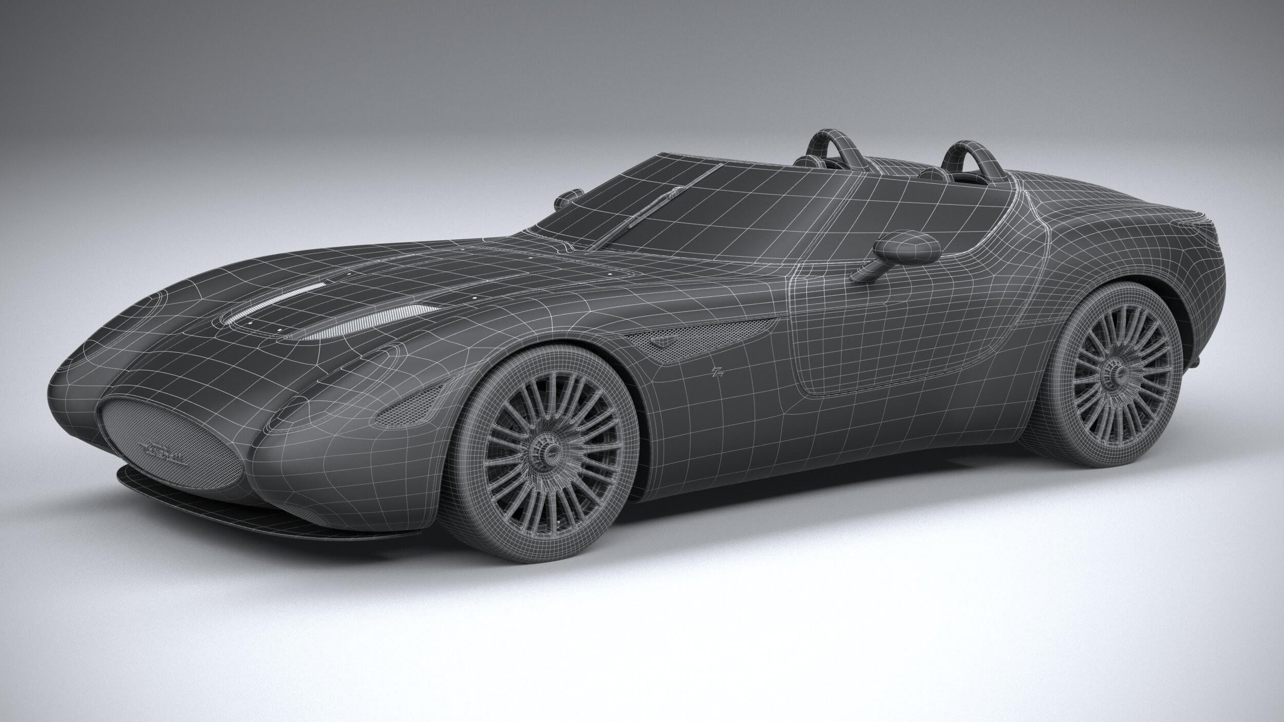 Zagato Mostro Barchetta 2022 - 3D Model by SQUIR