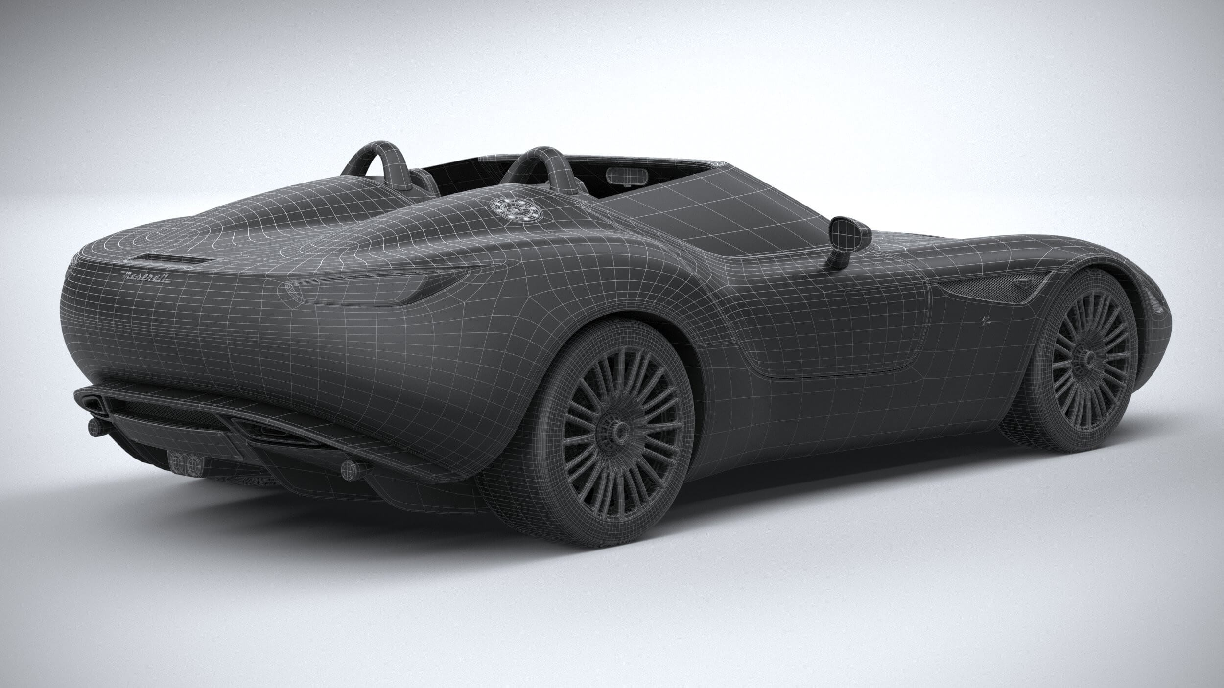 Zagato Mostro Barchetta 2022 - 3D Model by SQUIR