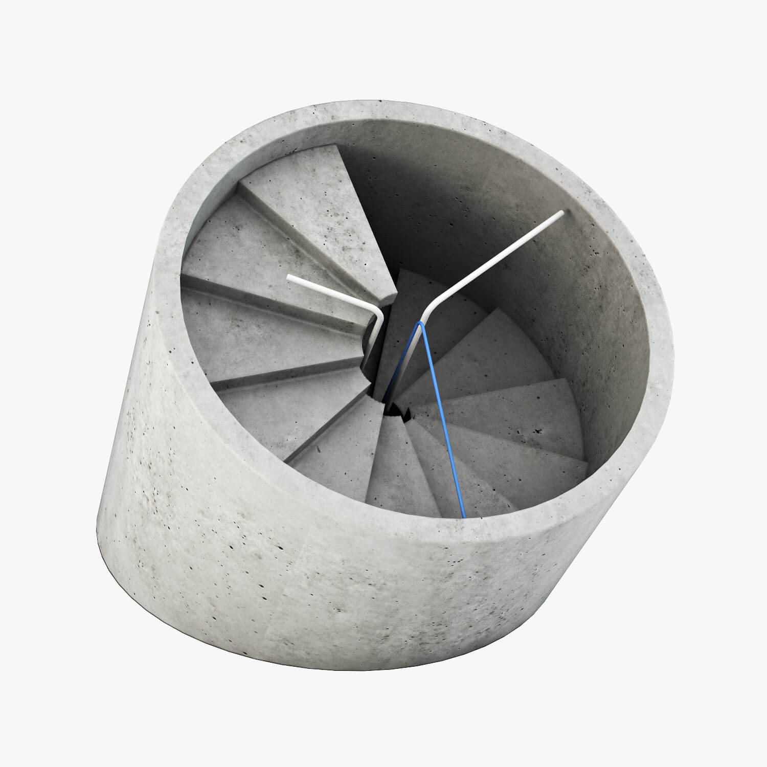 22Designstudio 4th Dimension Clock - 3D Model by sta_84