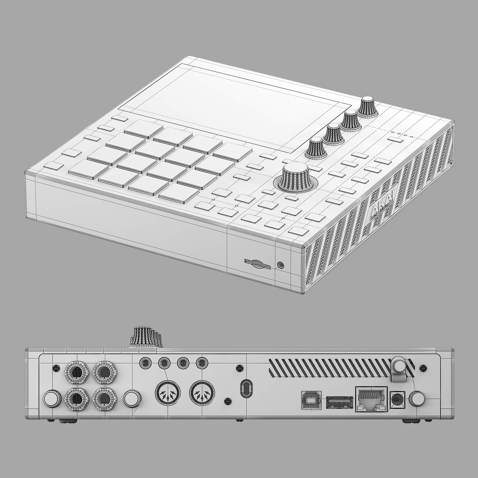 Akai Mpc One - 3D Model by sta_84