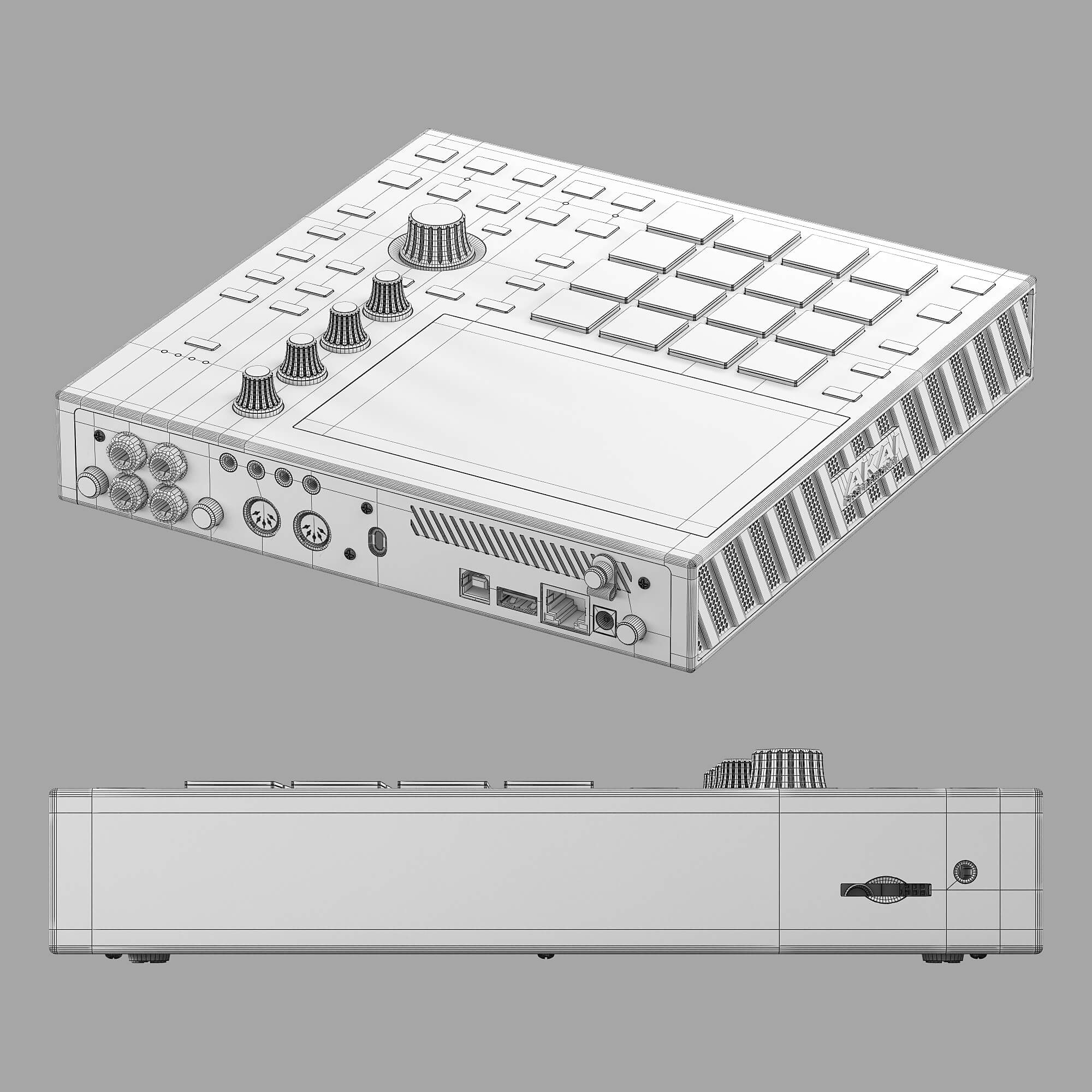 Akai Mpc One - 3D Model by sta_84