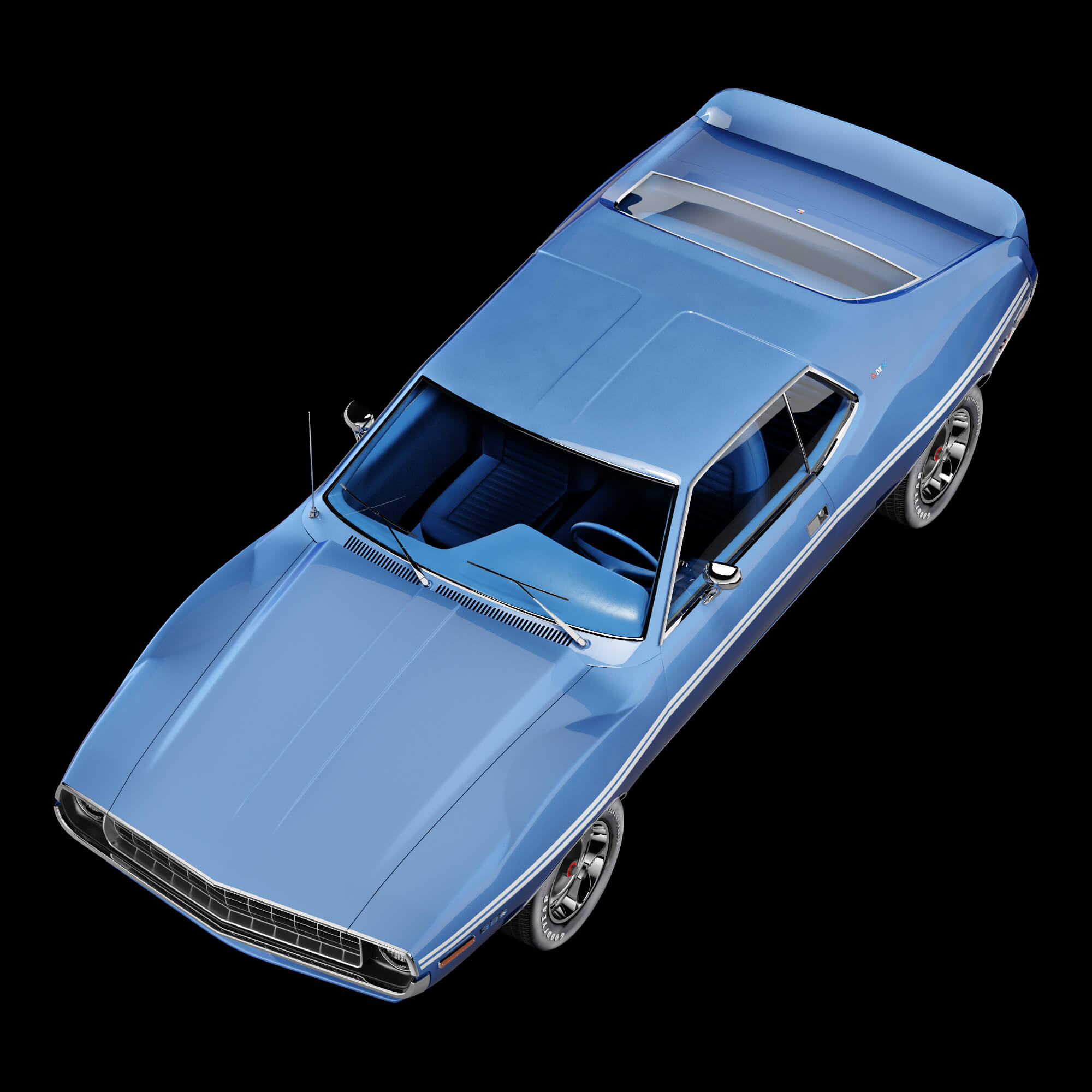AMC Amx SST 1972 - 3D Model by sta_84