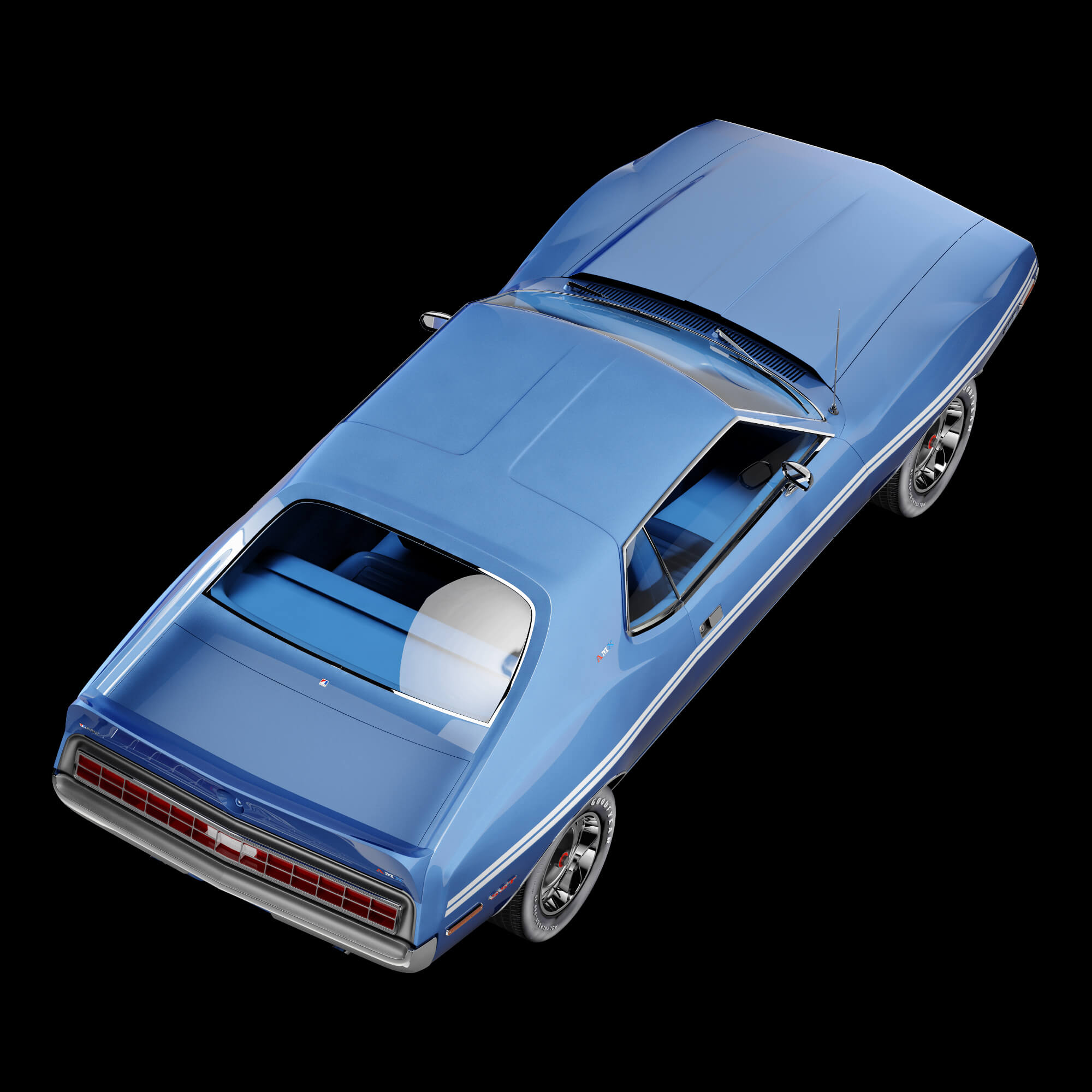 AMC Amx SST 1972 - 3D Model by sta_84