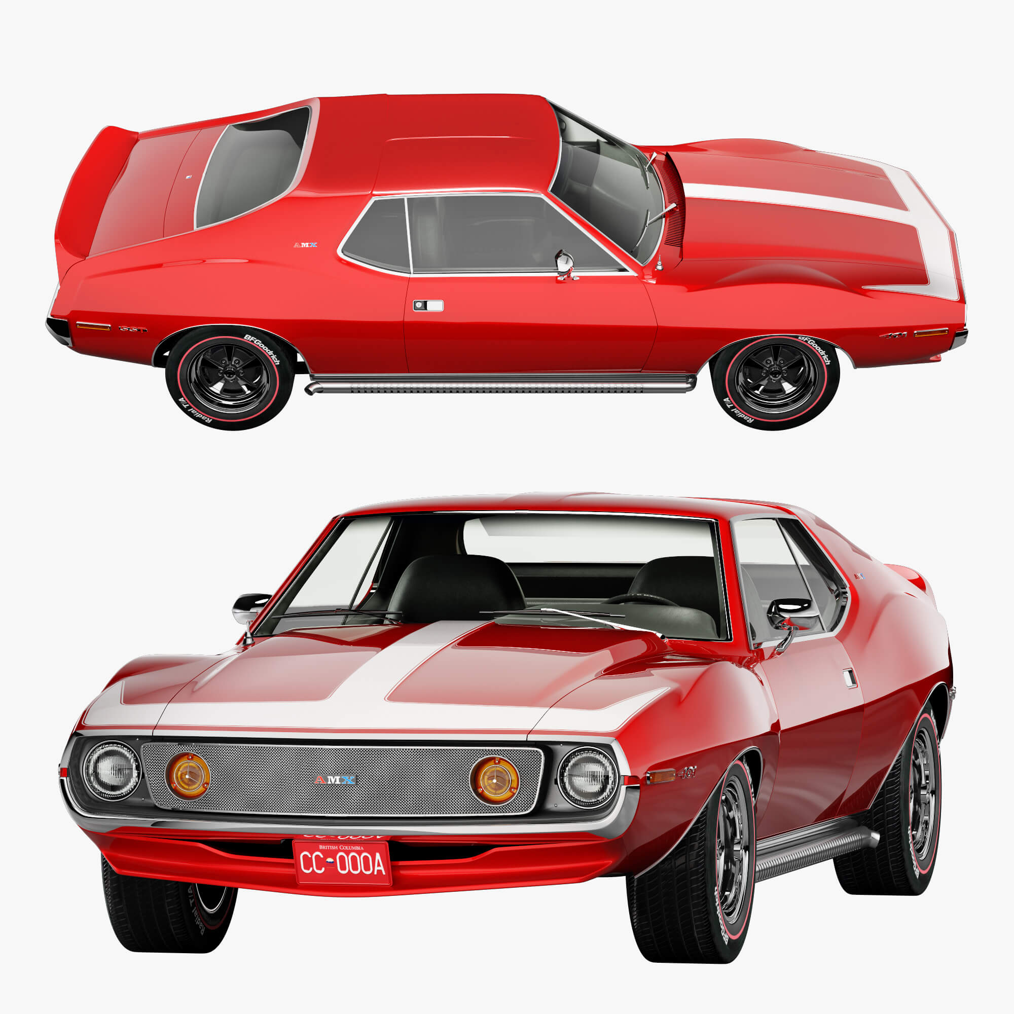 AMC Amx SST-1973 3D Model by sta_84