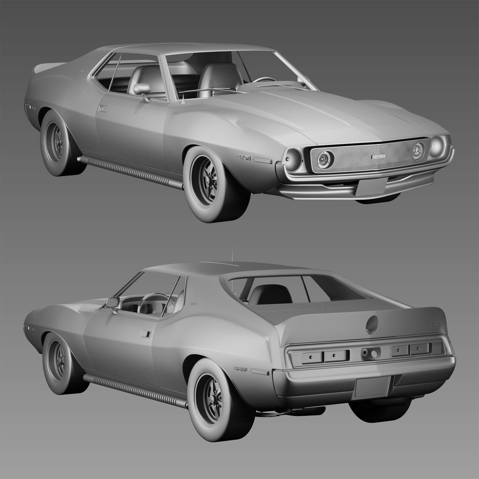 AMC Amx SST-1973 3D Model by sta_84
