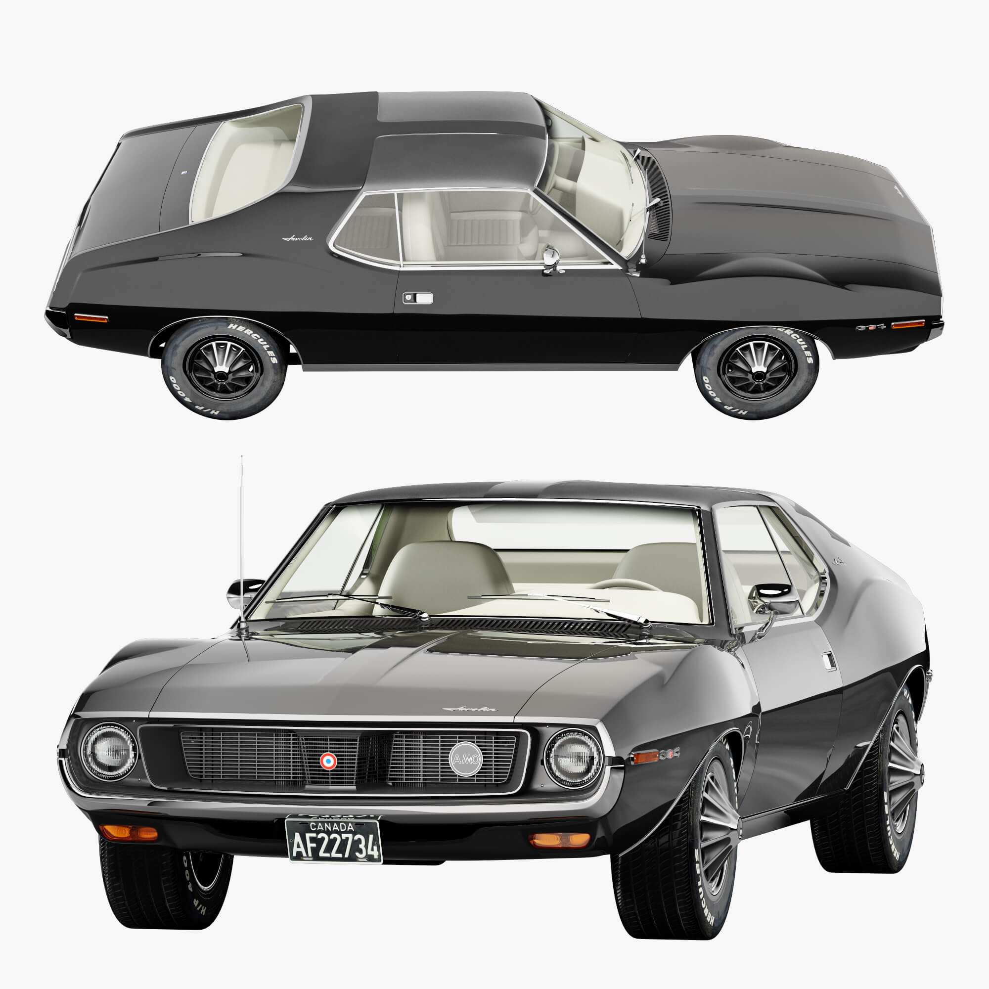 AMC Javelin 1971 - 3D Model by sta_84