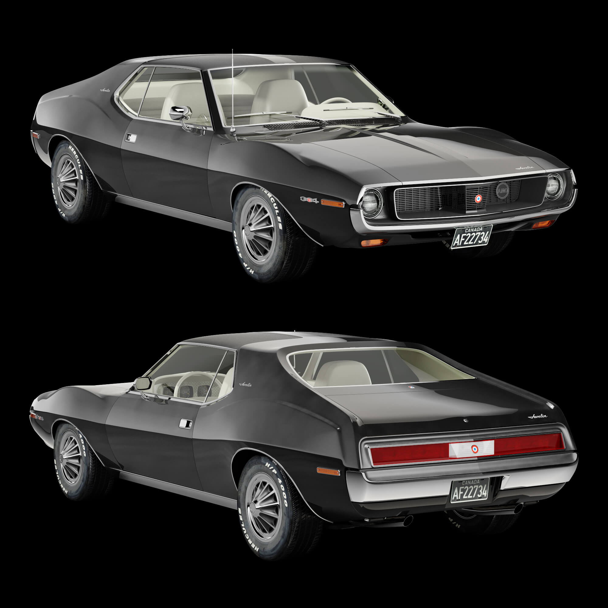 AMC Javelin 1971 - 3D Model by sta_84