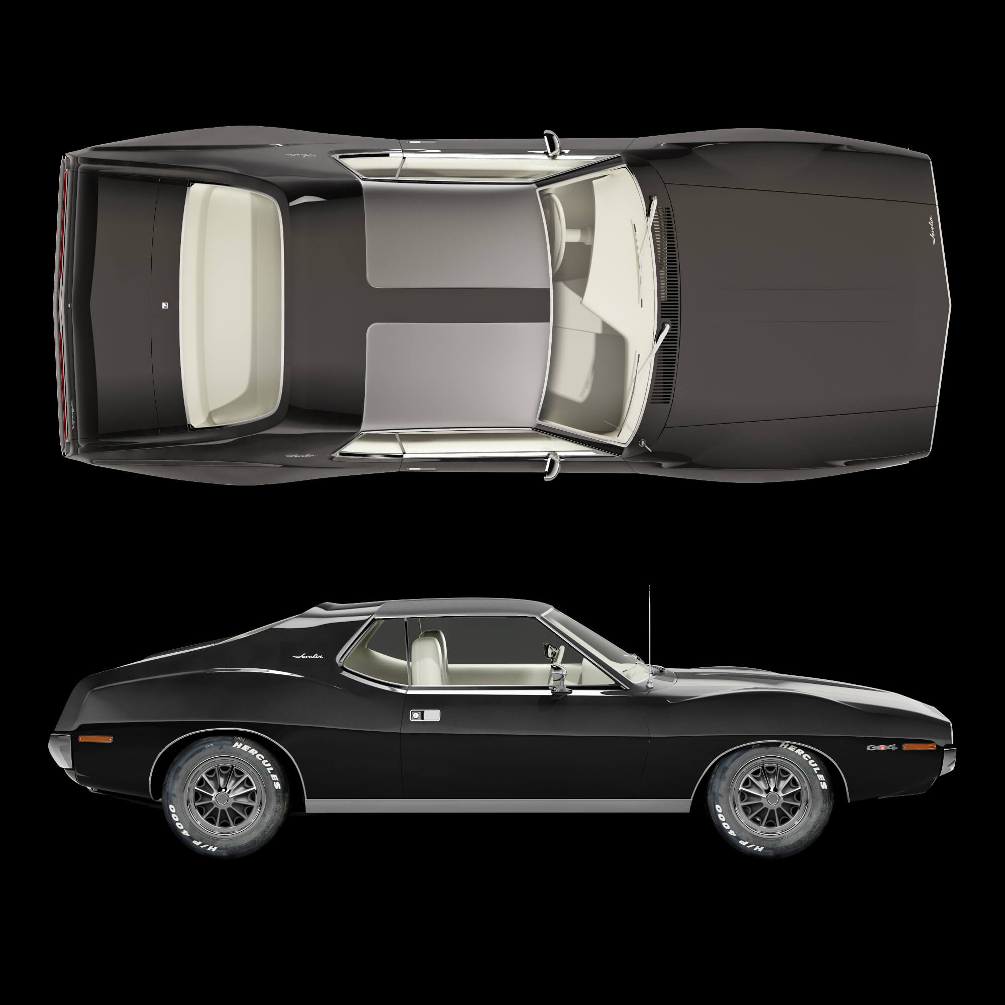 AMC Javelin 1971 - 3D Model by sta_84