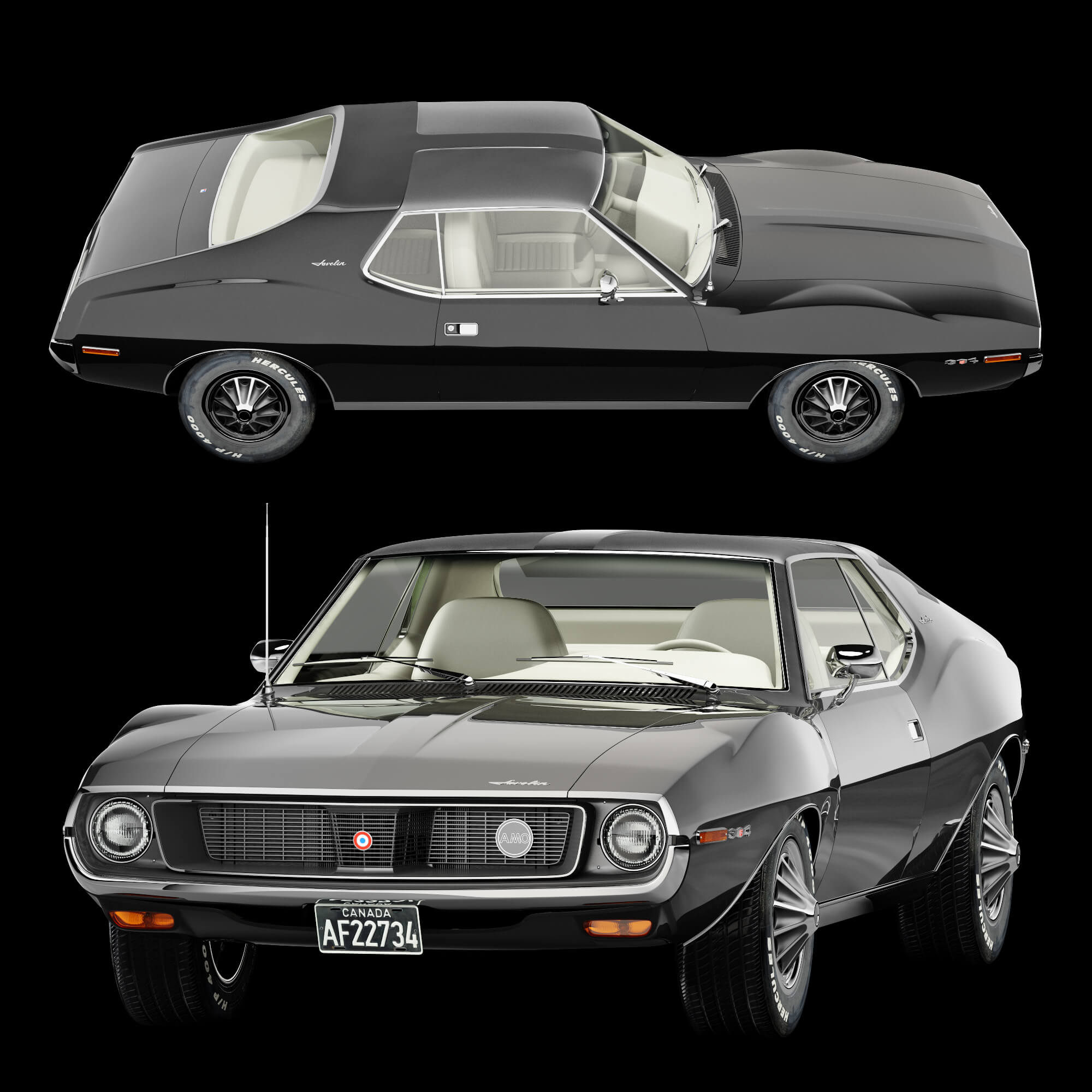 AMC Javelin 1971 - 3D Model by sta_84