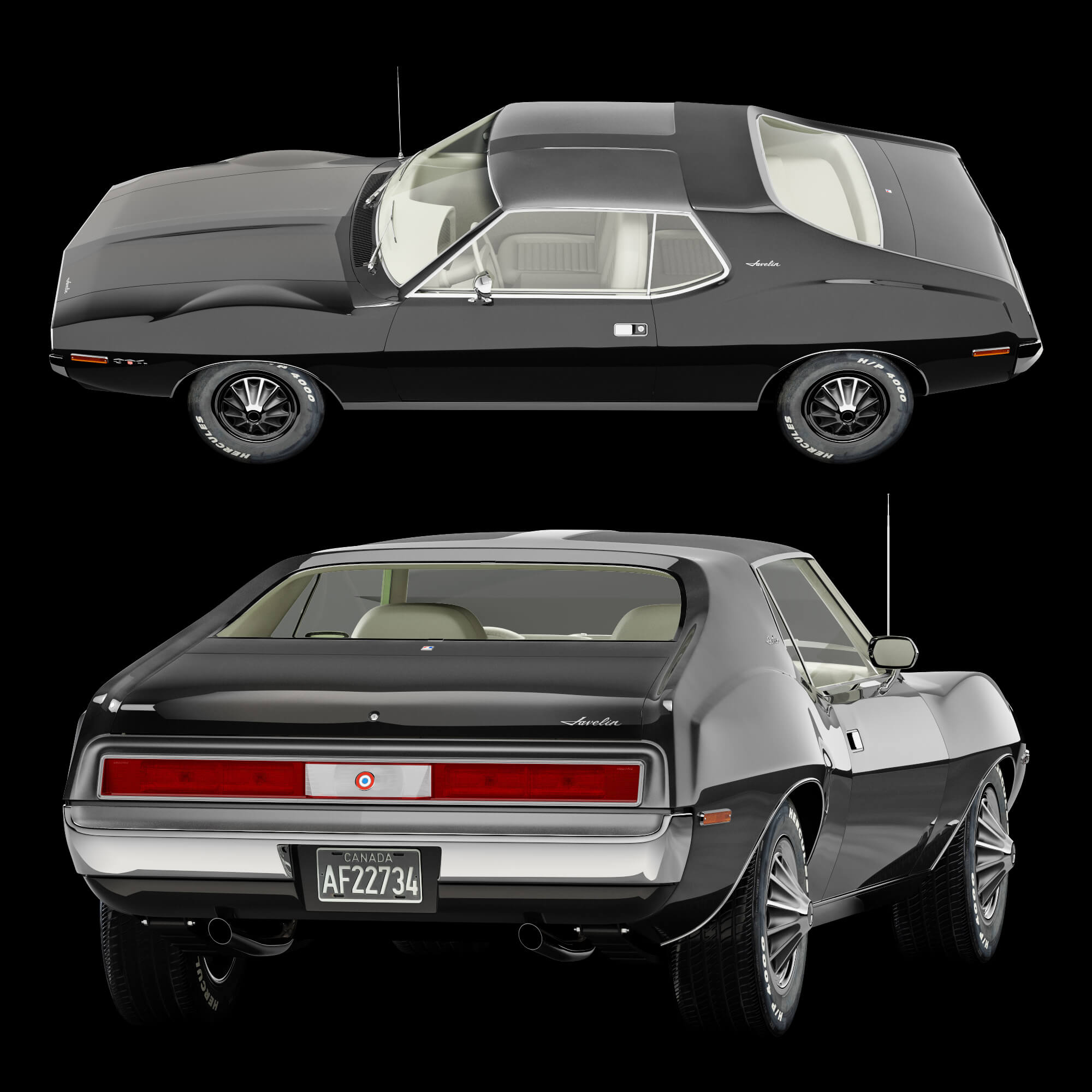 AMC Javelin 1971 - 3D Model by sta_84