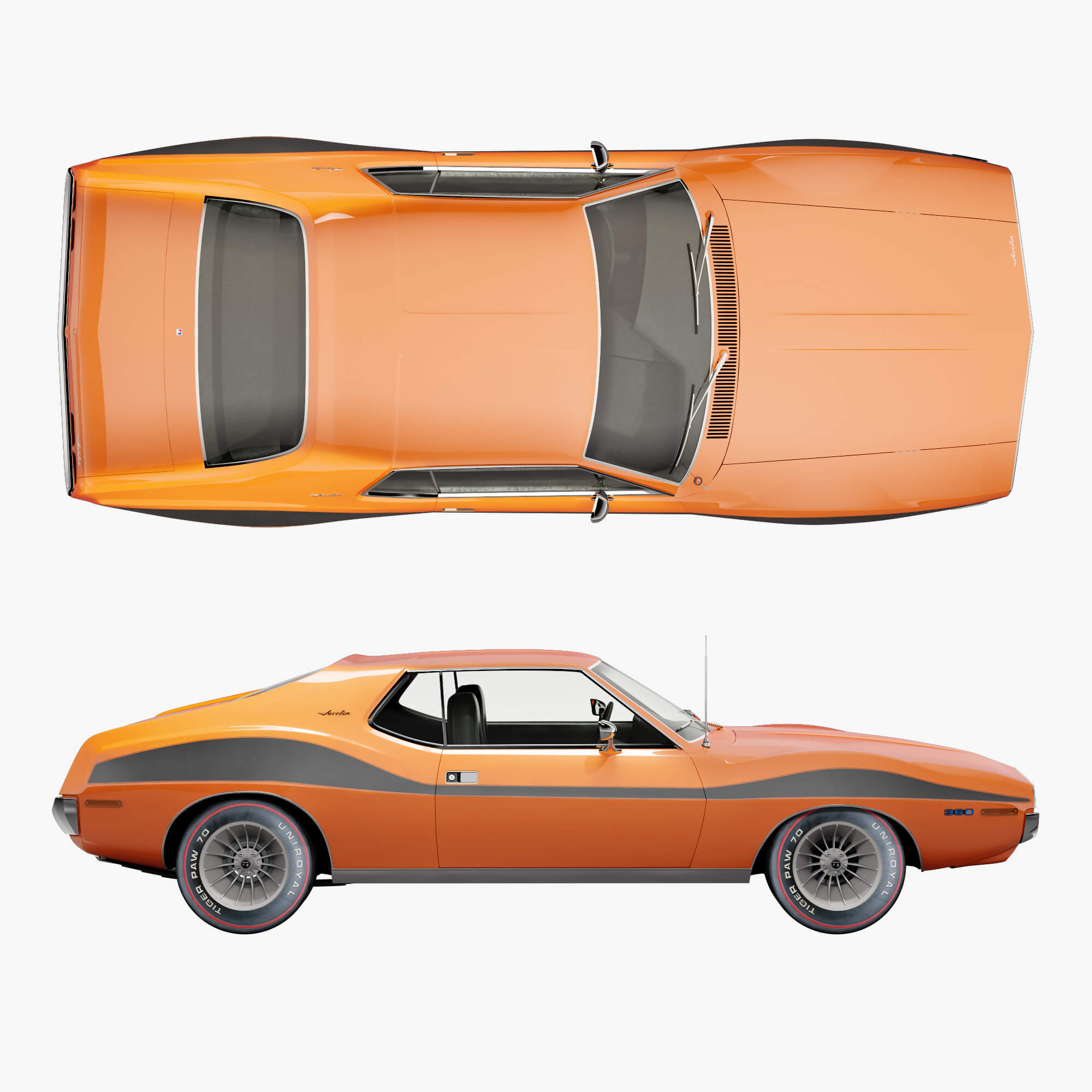 AMC Javelin 1972 - 3D Model by sta_84