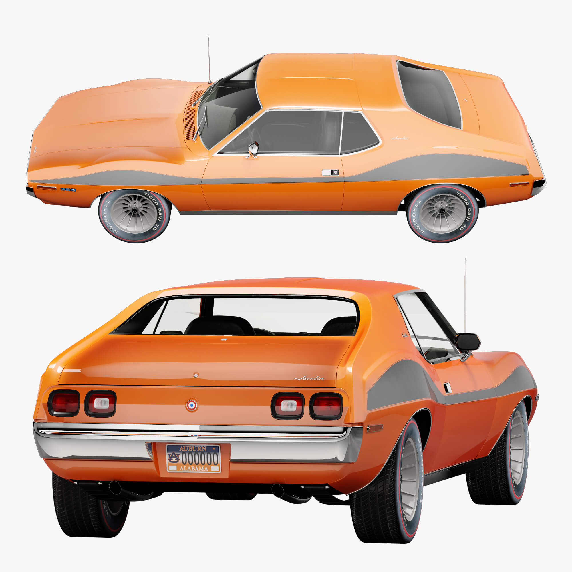 AMC Javelin 1972 - 3D Model by sta_84