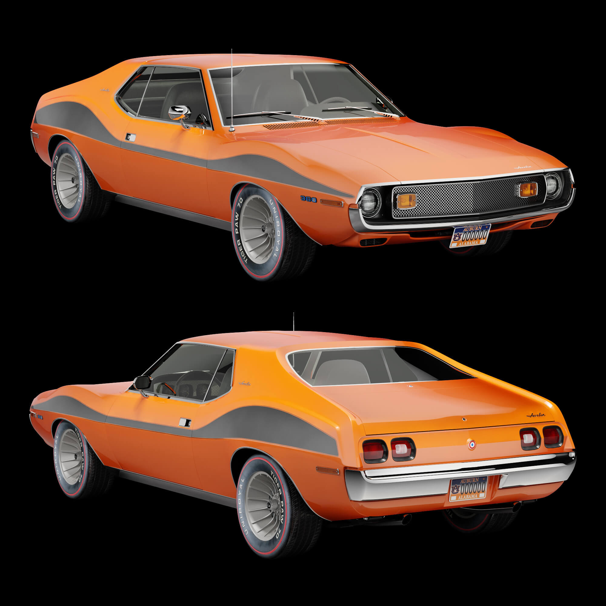 AMC Javelin 1972 - 3D Model by sta_84