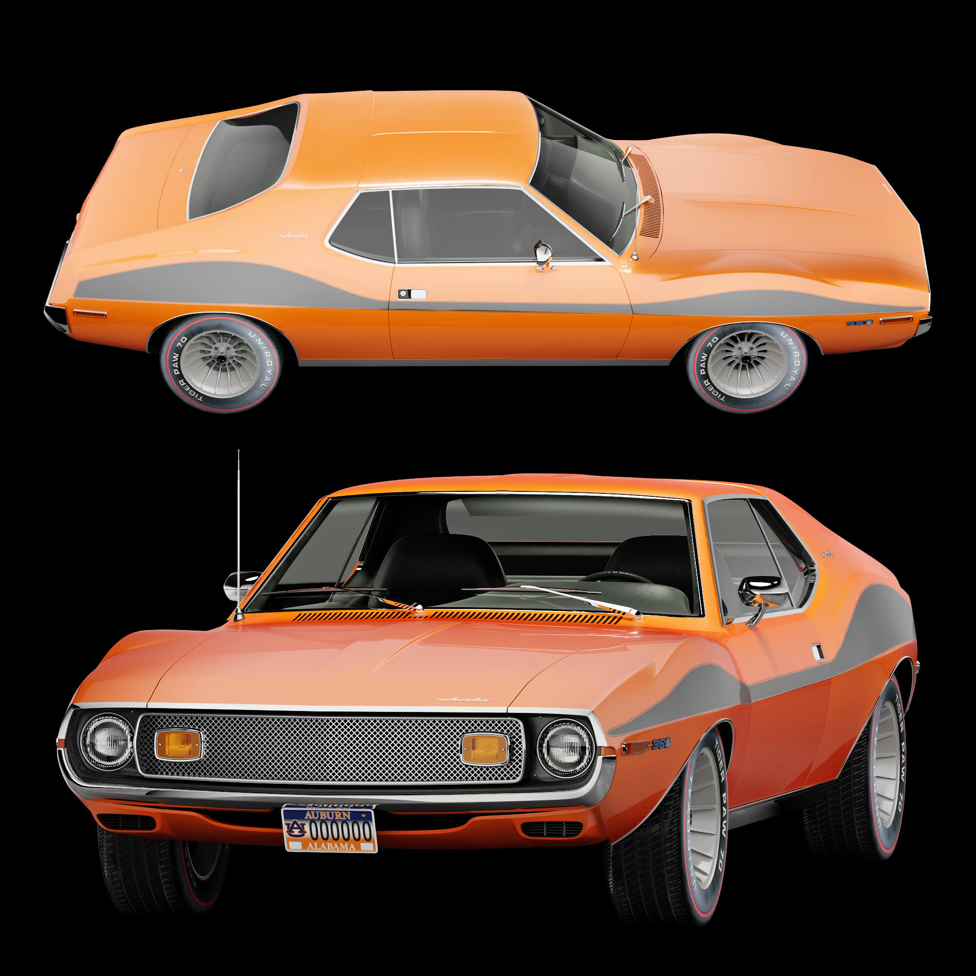 AMC Javelin 1972 - 3D Model by sta_84