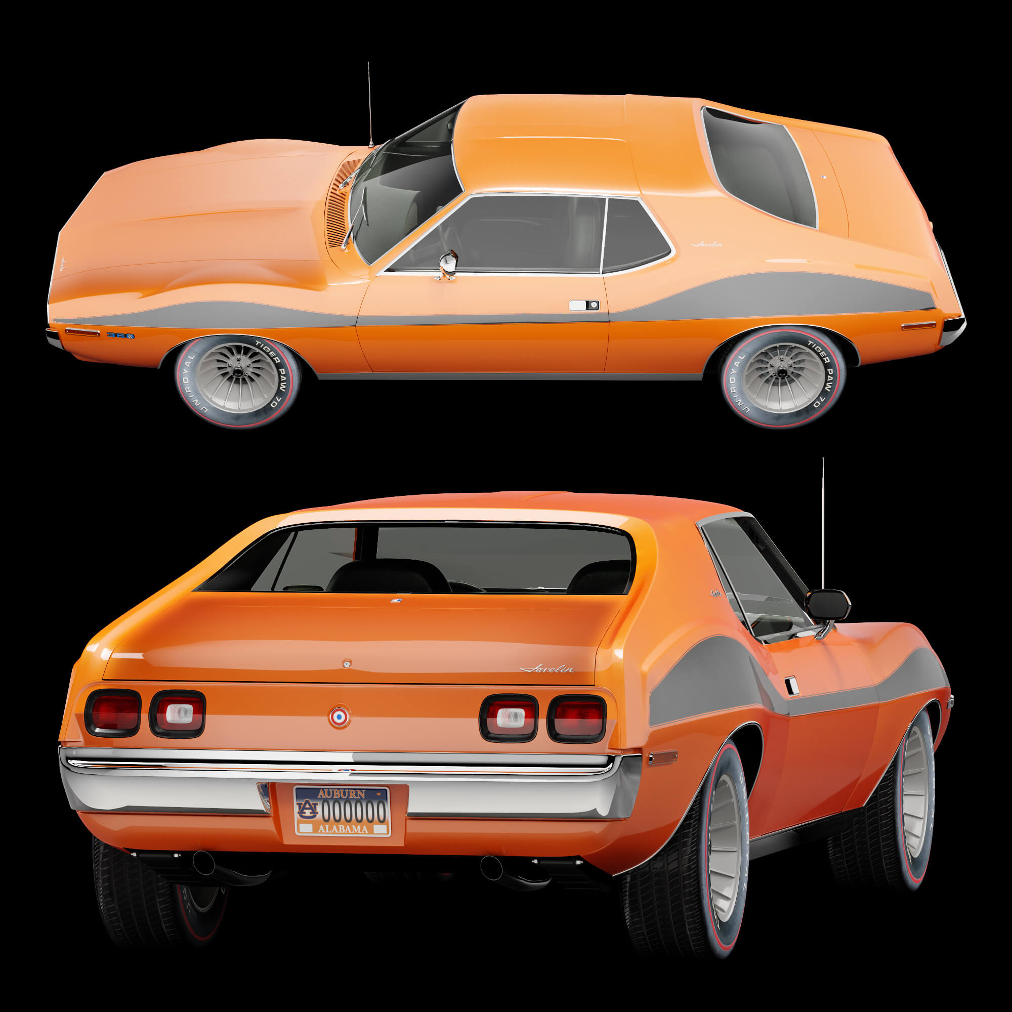 AMC Javelin 1972 - 3D Model by sta_84