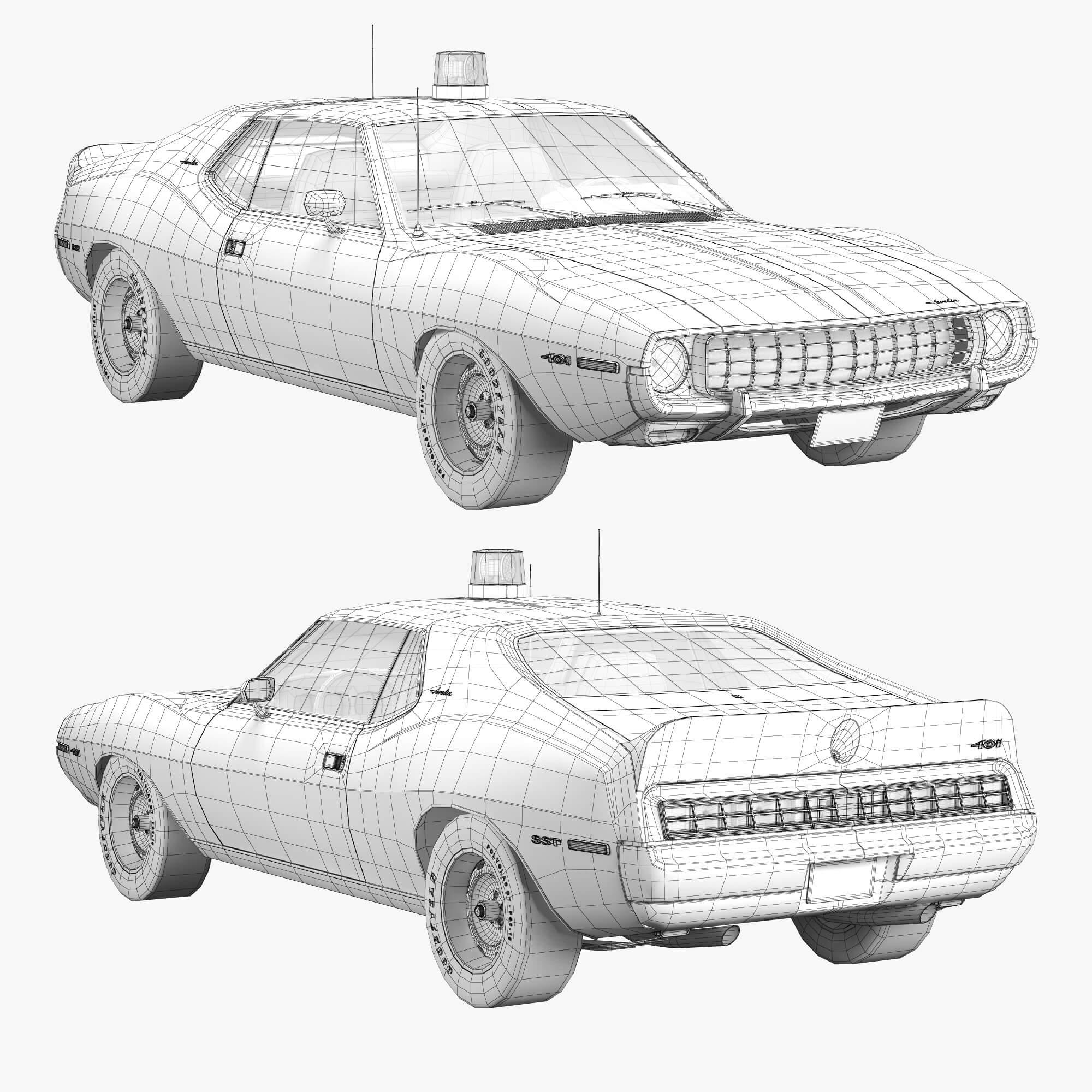 AMC Javelin State Trooper - 3D Model by sta_84