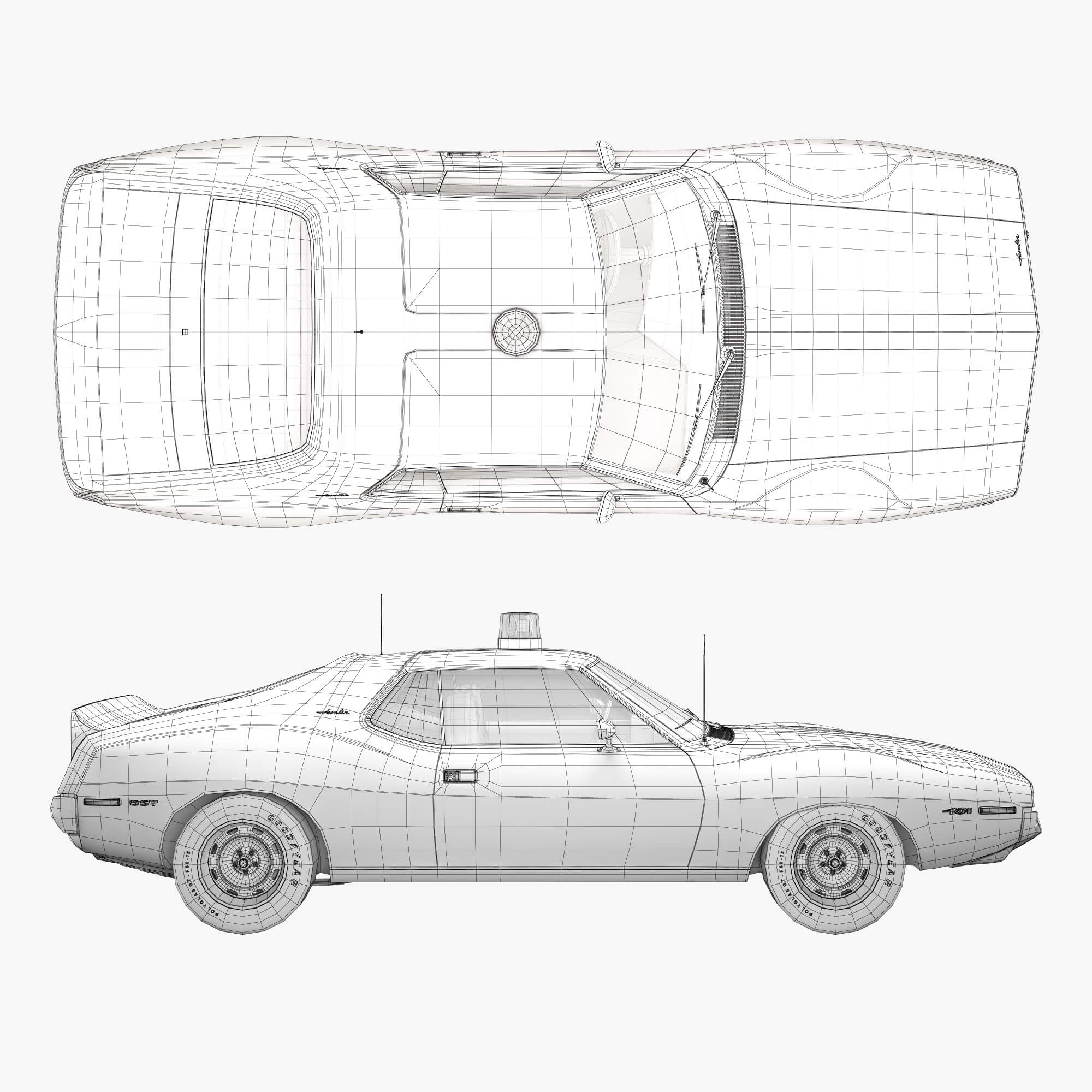 AMC Javelin State Trooper - 3D Model by sta_84
