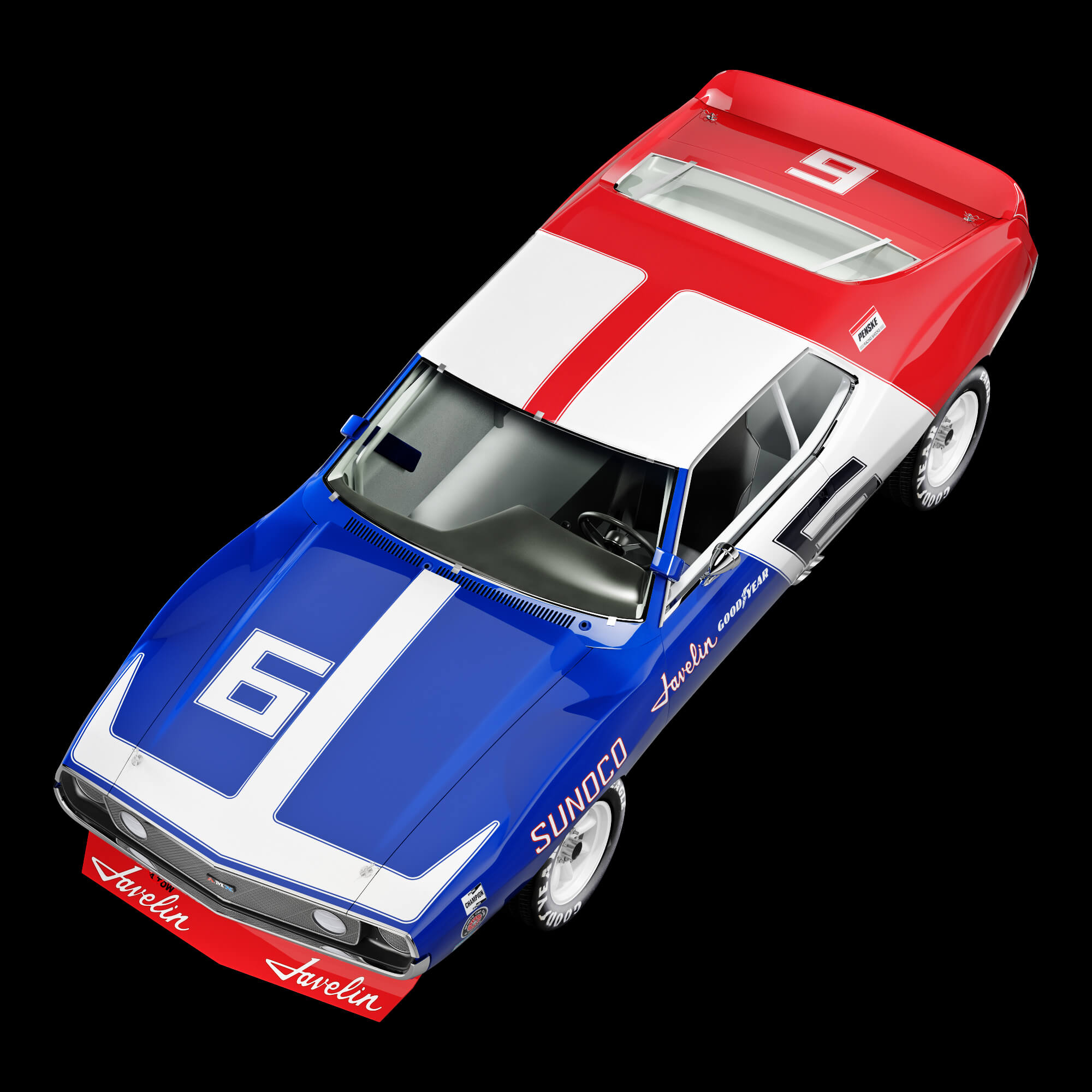 AMC Javelin Sunoco - 3D Model by sta_84