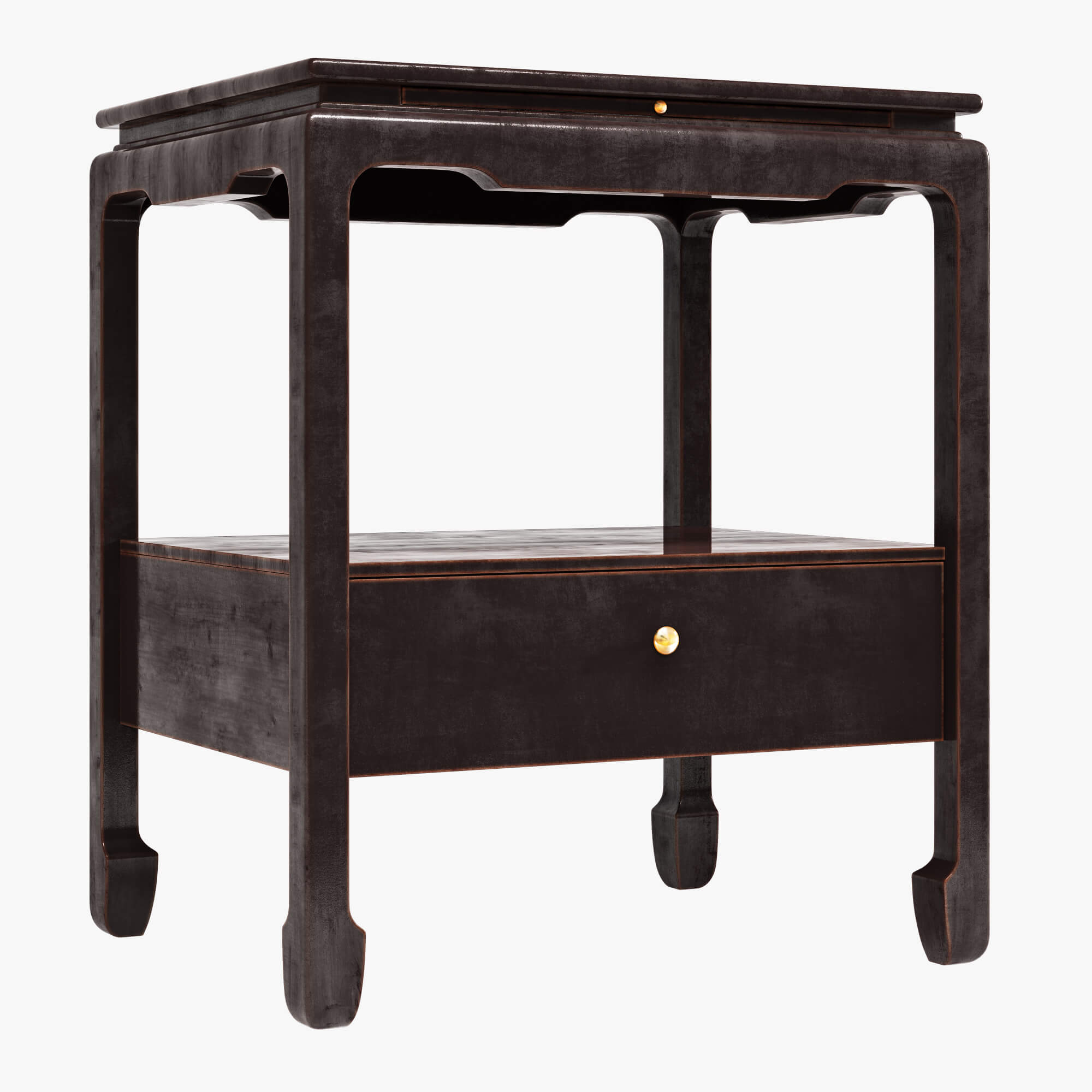 Asian Side Table 001 - 3D Model by sta_84