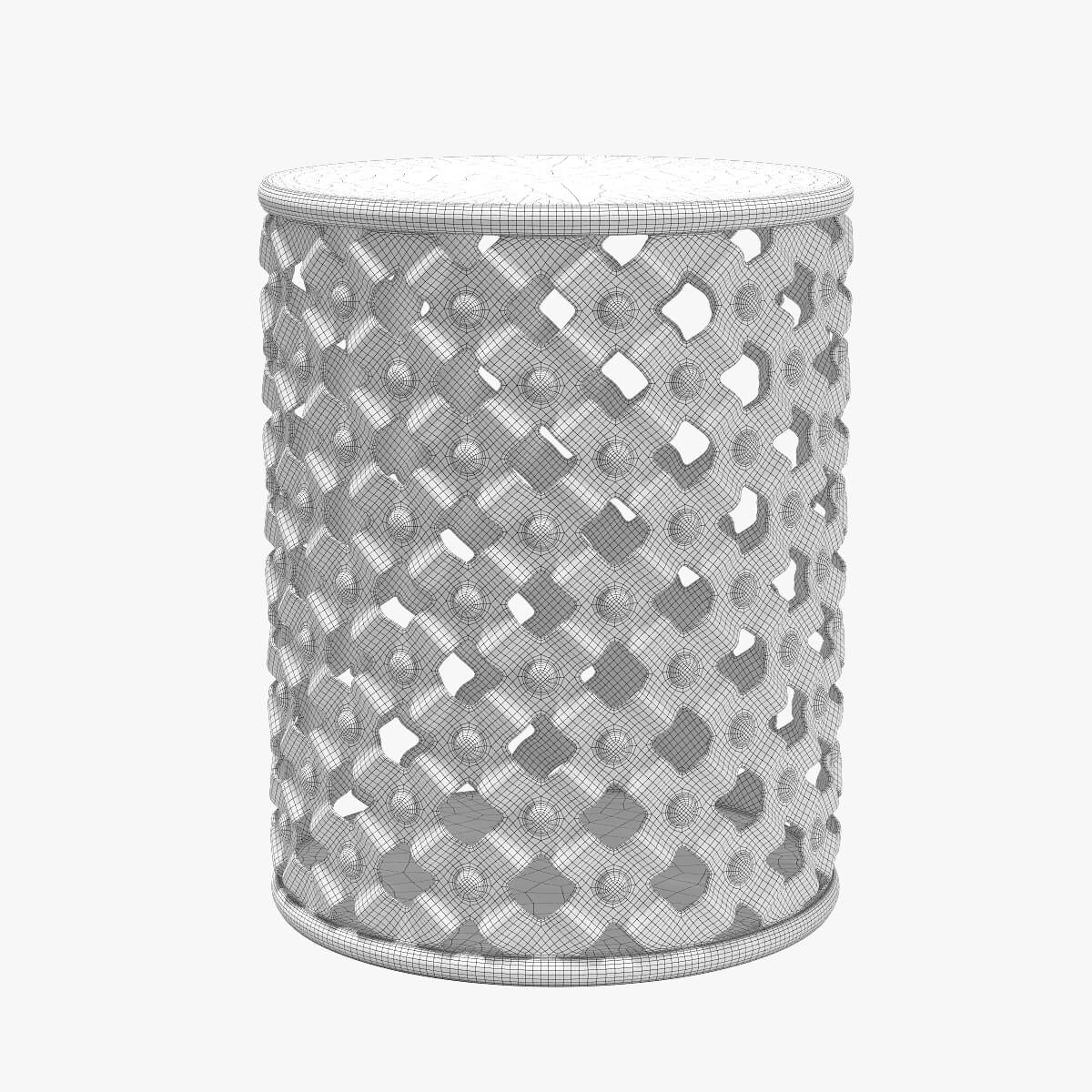 Beachcrest Home Gaynor Garden Stool - 3D Model by sta_84