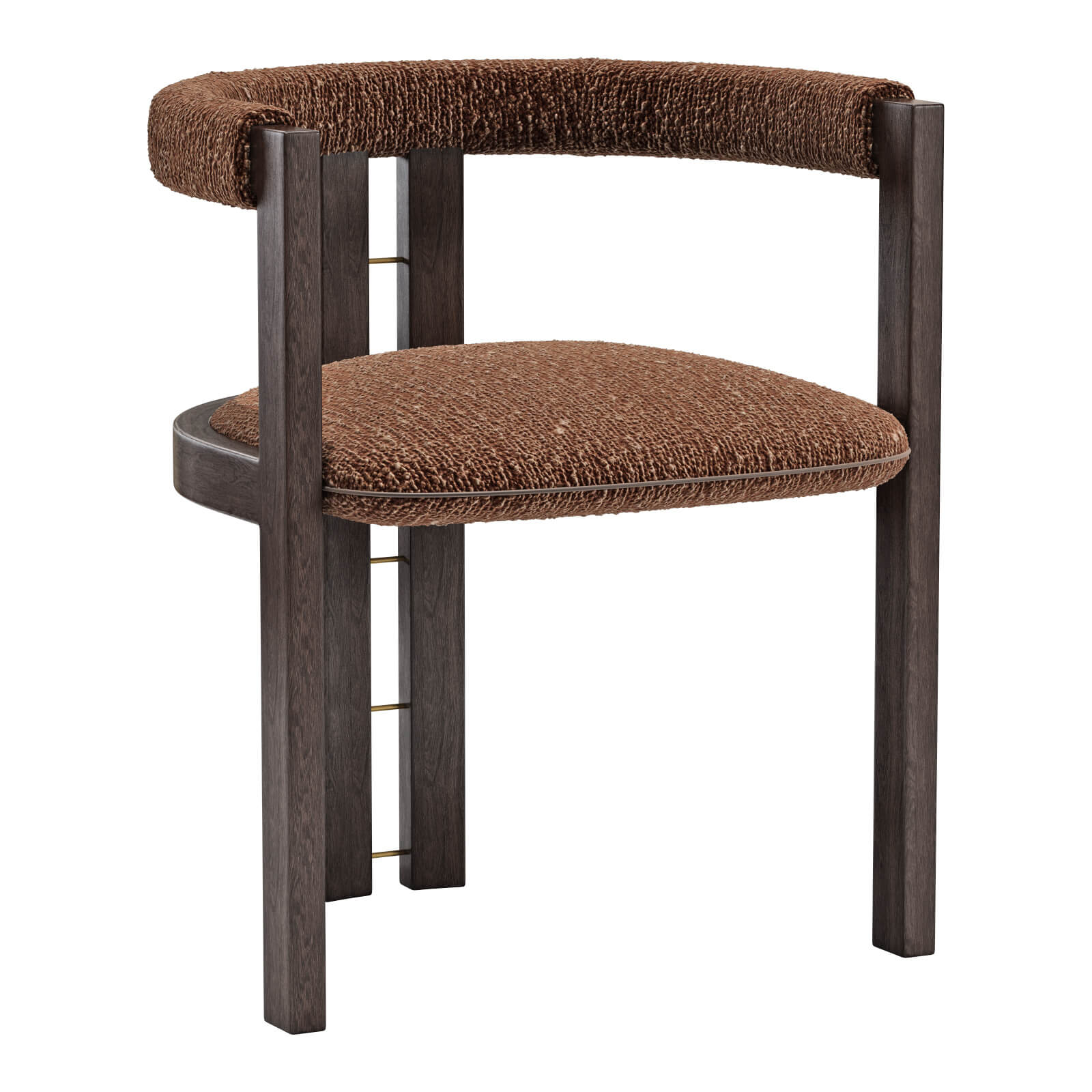 Black Tie Dining Set Kumiko Chair-Amoris Table Rectangle 3D Model by sta_84